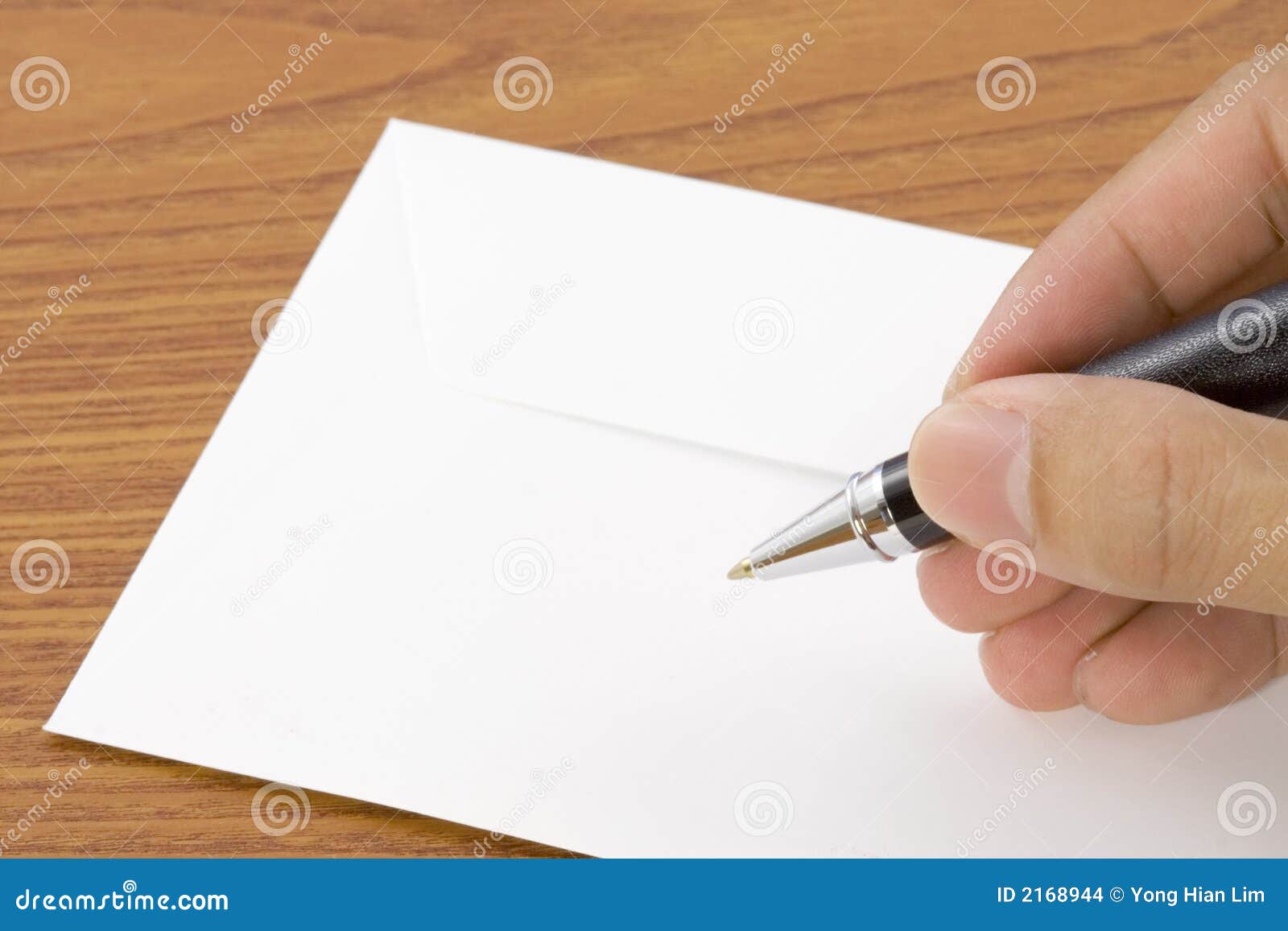 Writing on an envelope stock photo. Image of write, envelop - 2168944