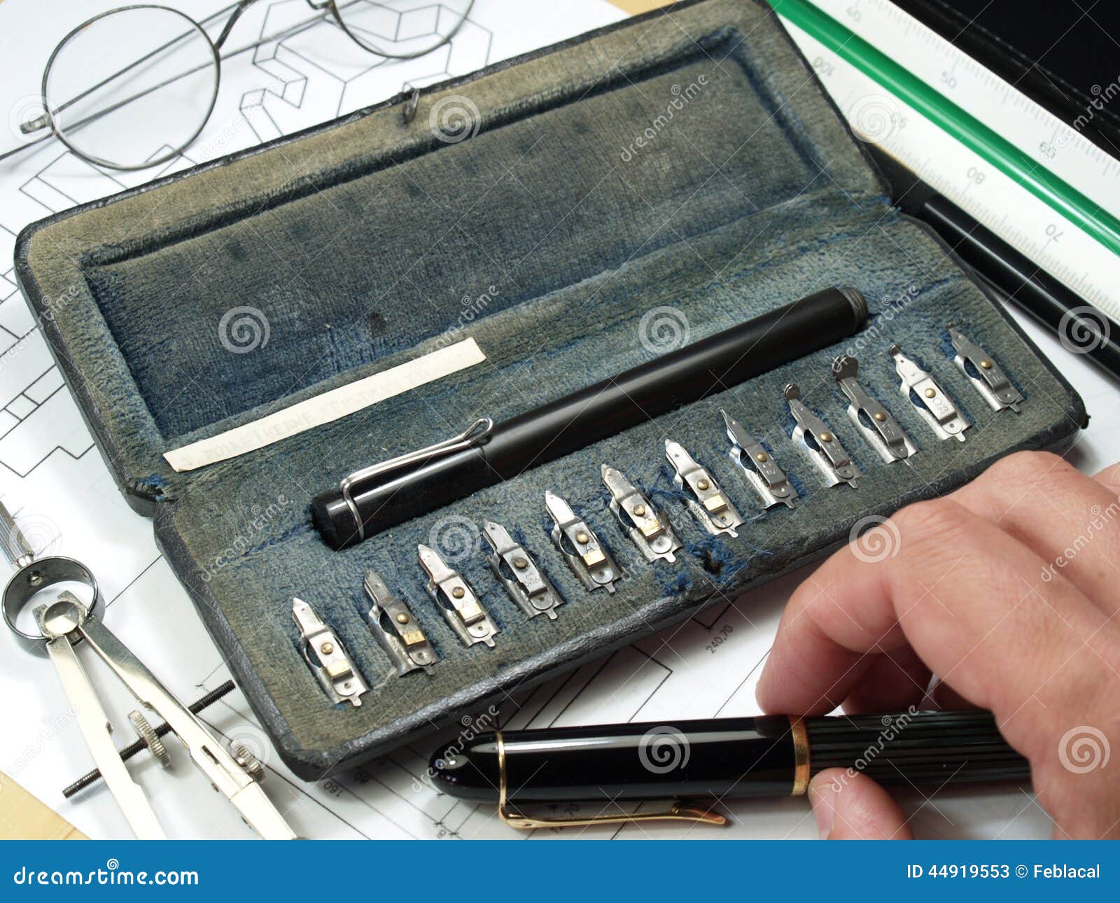 Writing equipment stock image. Image of design, house - 44919553