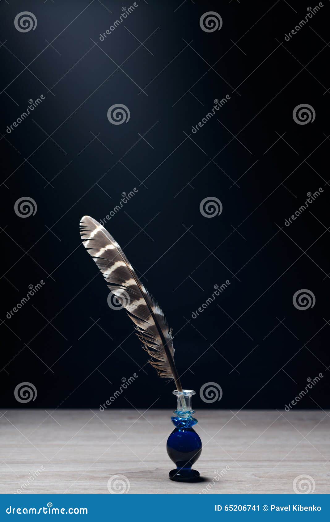 Writing feather on table stock image. Image of ancient - 65206741