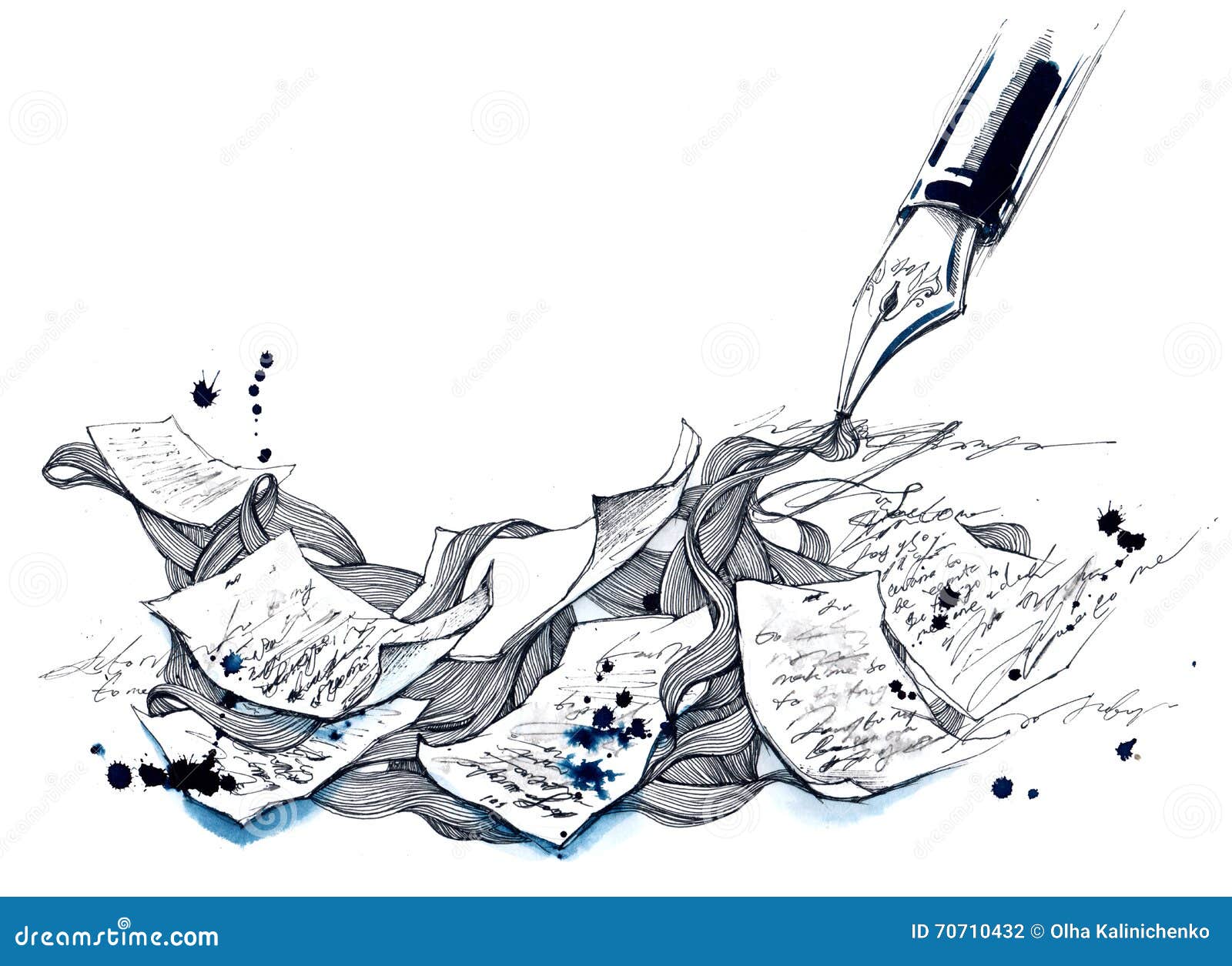 Writing Cartoons, Illustrations & Vector Stock Images - 633716 Pictures ...