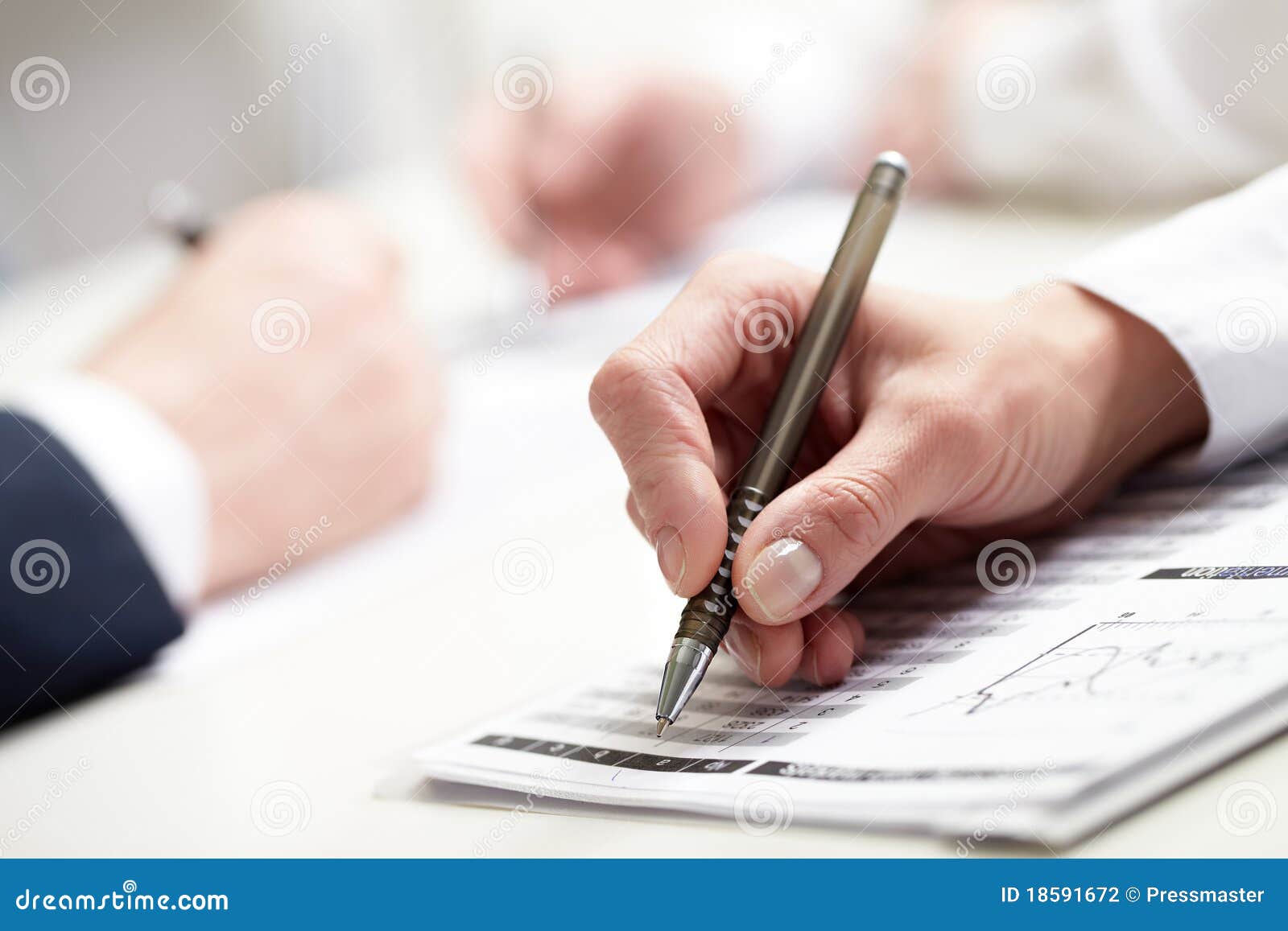 Writing hand stock photo. Image of document, notepad - 18591672