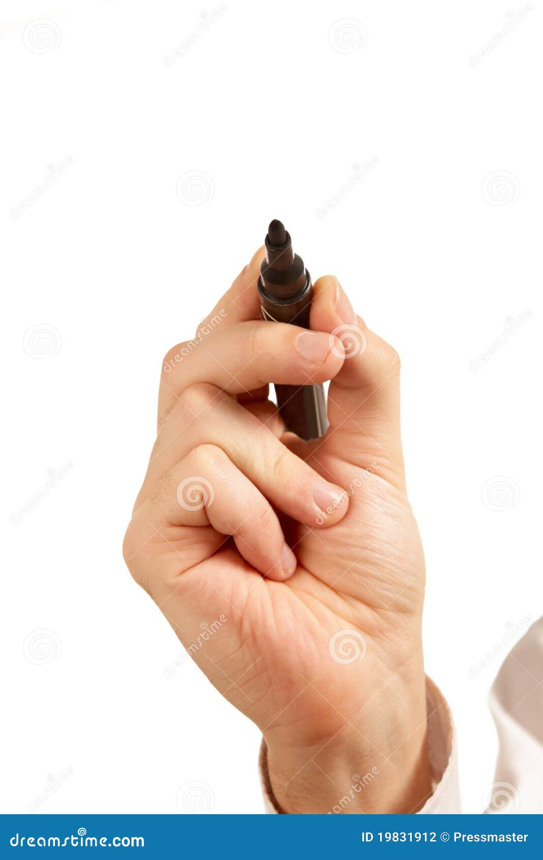 Writing hand stock photo. Image of holds, detail, isolation - 19831912