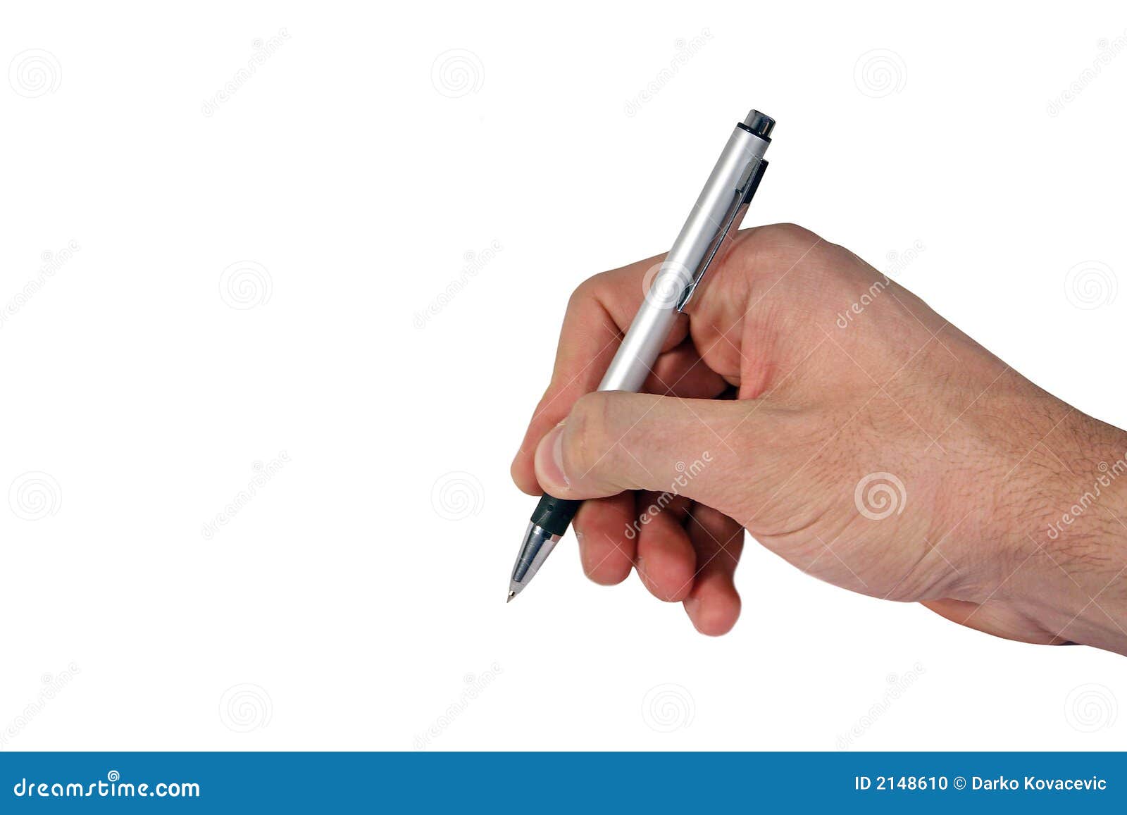 Writing hand stock photo. Image of fountain, male, hand - 2148610