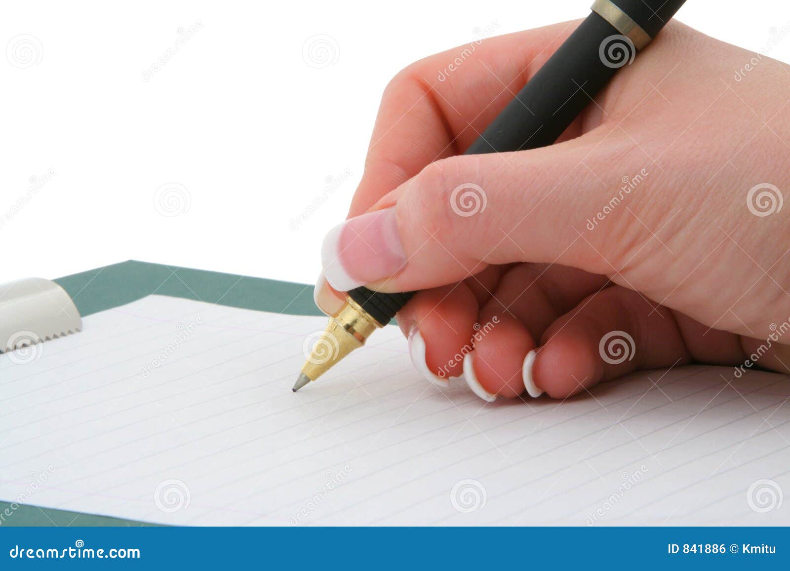Writing hand stock photo. Image of clipboard, copy, close - 841886