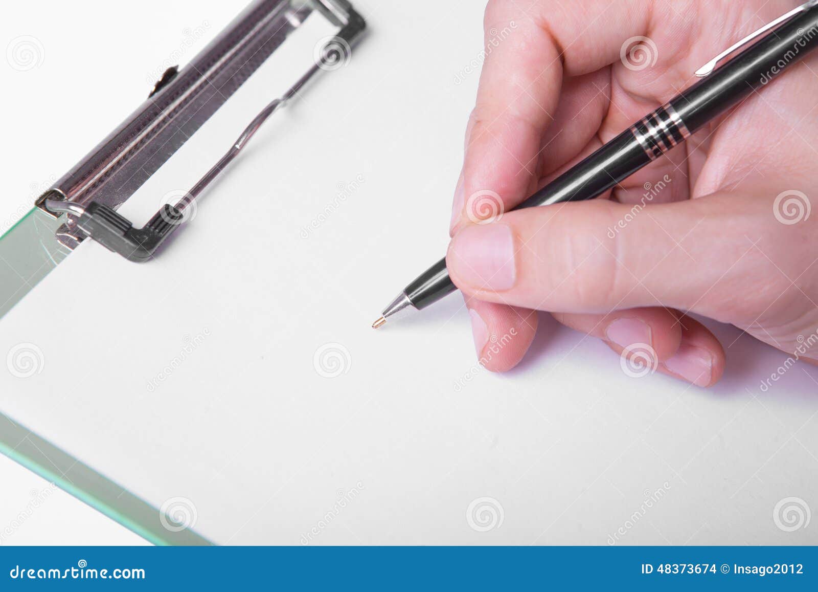 Writing hand stock photo. Image of space, writing, mail - 48373674