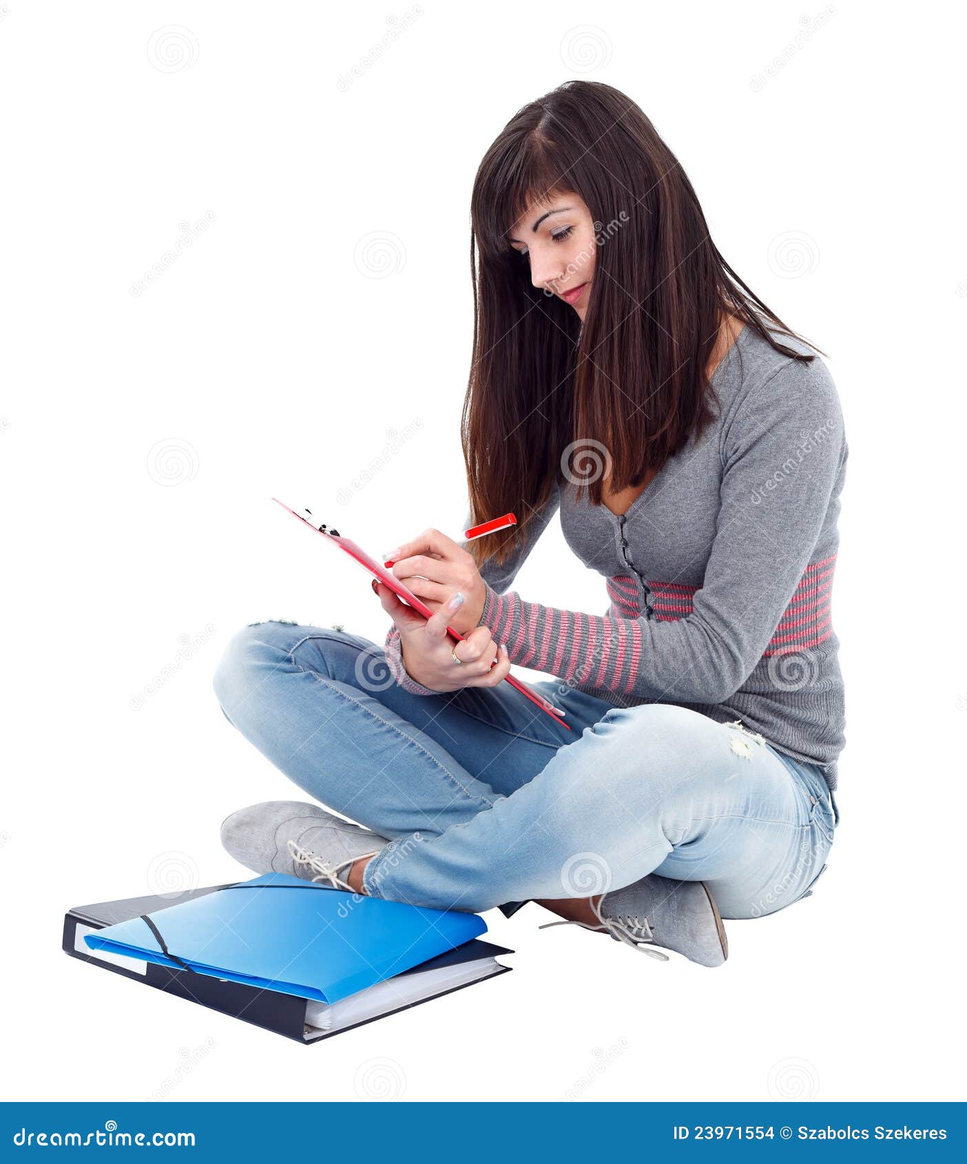 Writing homework stock photo. Image of university, cute - 23971554