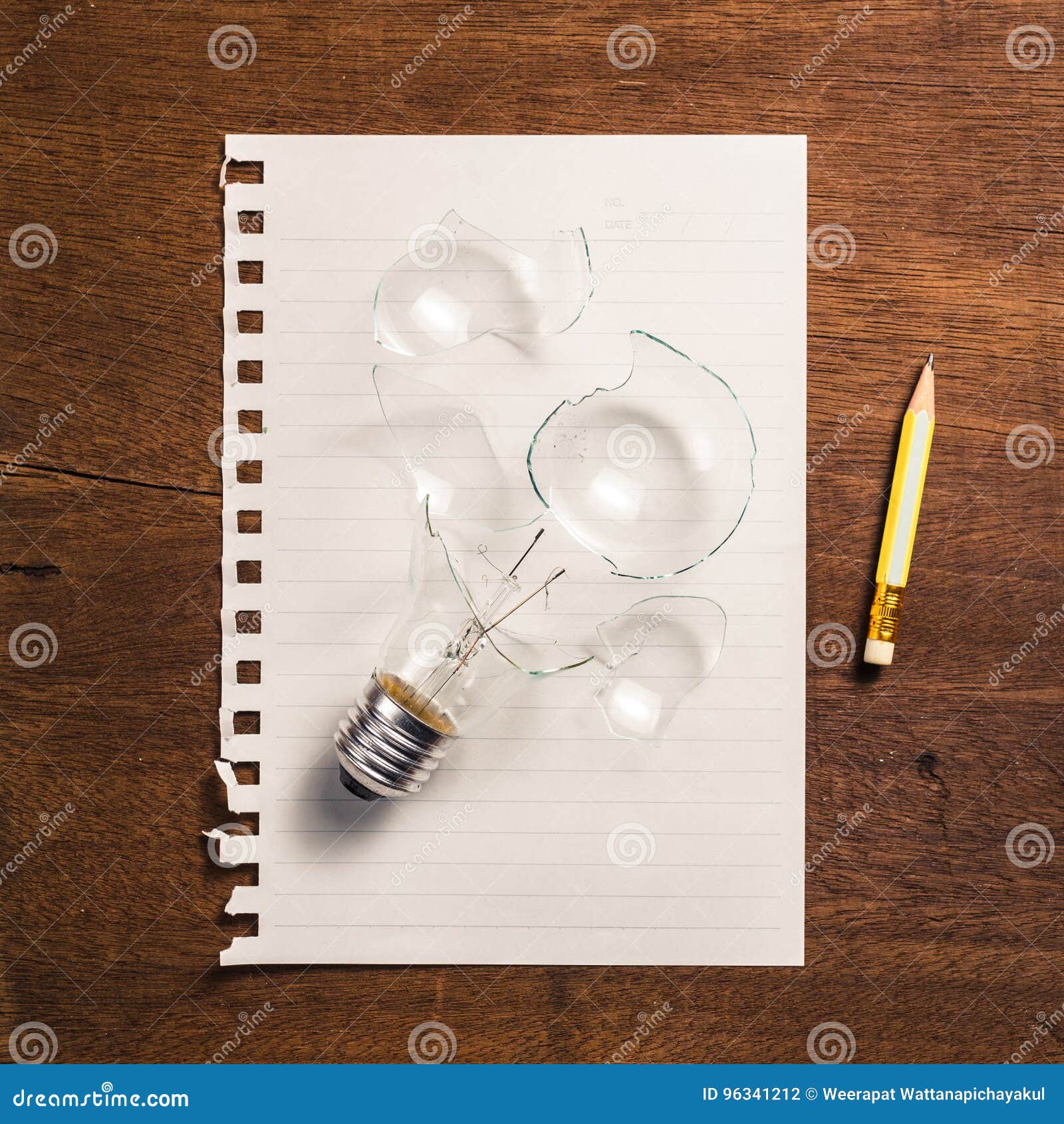 Writing and Idea stock photo. Image of damage, concept - 96341212