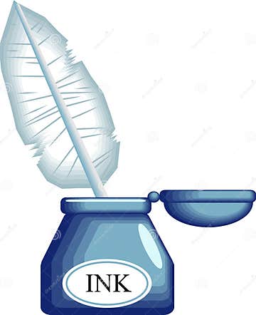 Writing Ink stock vector. Illustration of inks, office, drawing - 48711