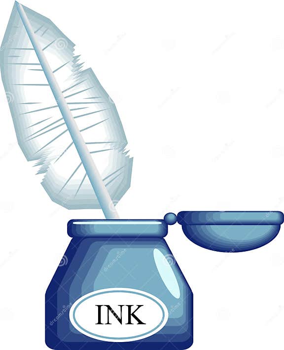 Writing Ink stock vector. Illustration of inks, office, drawing - 48711