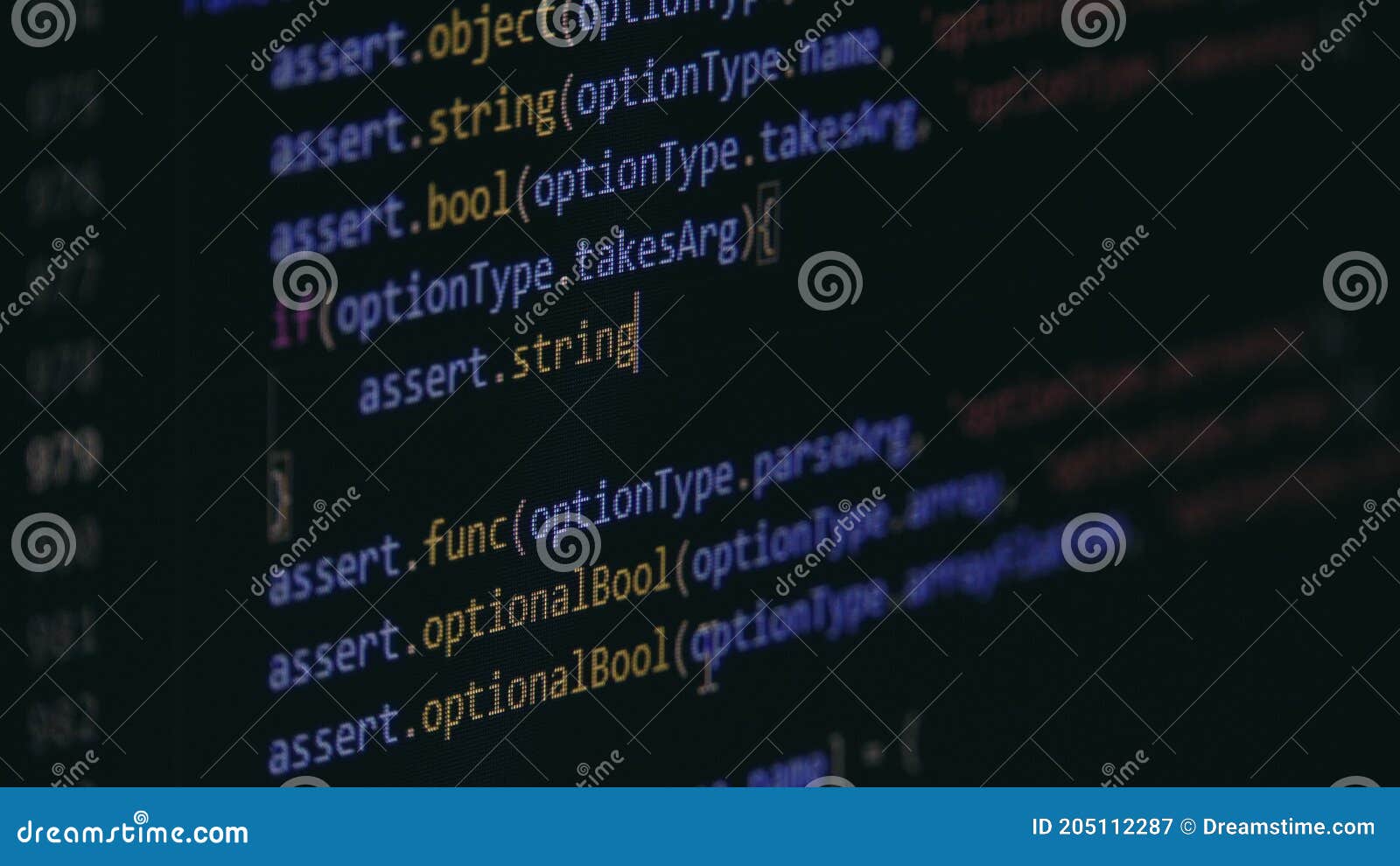 Writing Java Script Source Code Development Stock Video Video Of Script Procedure 205112287