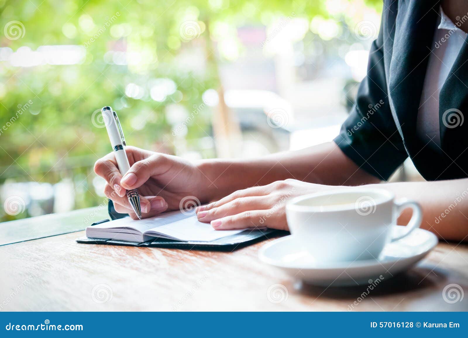 Writing a journal stock photo. Image of education, book - 57016128