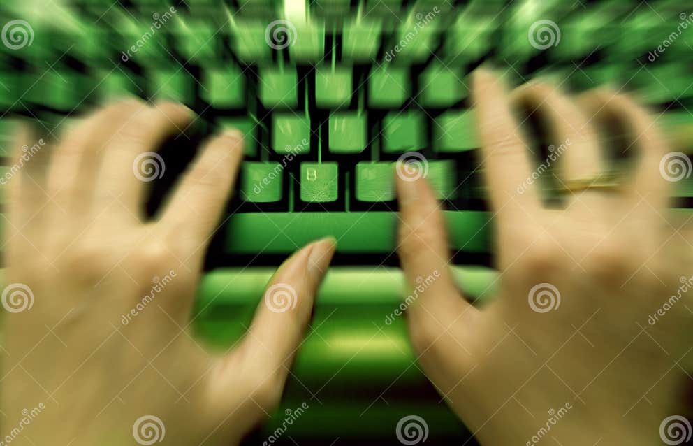 Writing on keyboard stock image. Image of female, write - 2292433