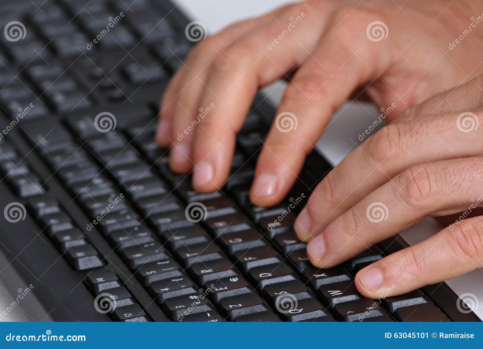 Writing on the keyboard stock image. Image of information - 63045101
