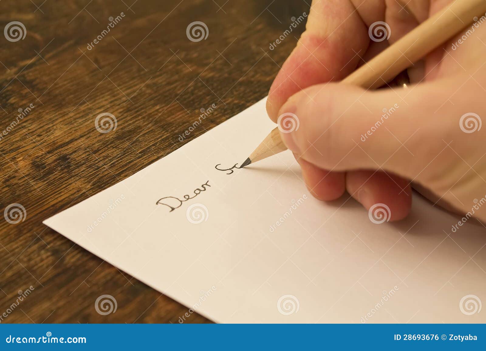 Writing a letter stock photo. Image of dear, paper, note - 28693676