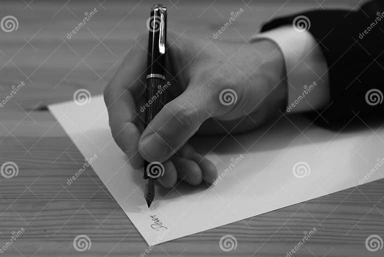 Writing a letter stock image. Image of retro, dear, writing - 900197
