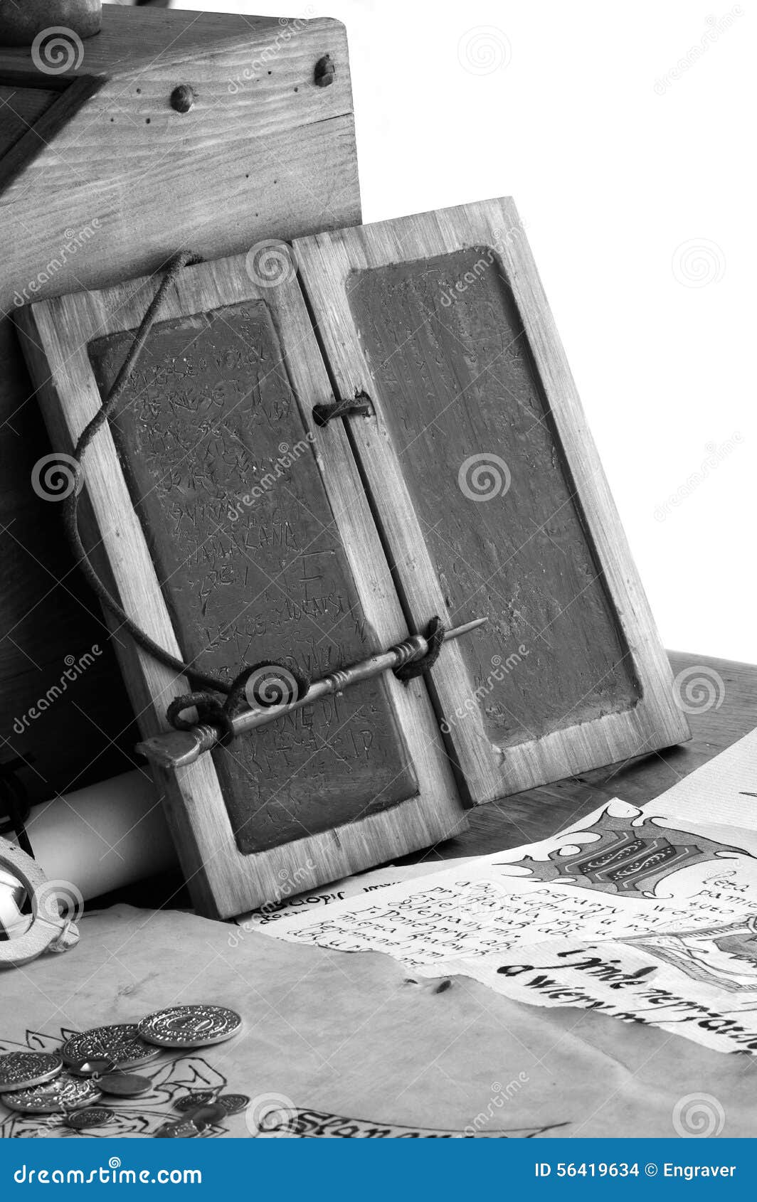 Writing medieval stock photo. Image of inscription, historic - 56419634