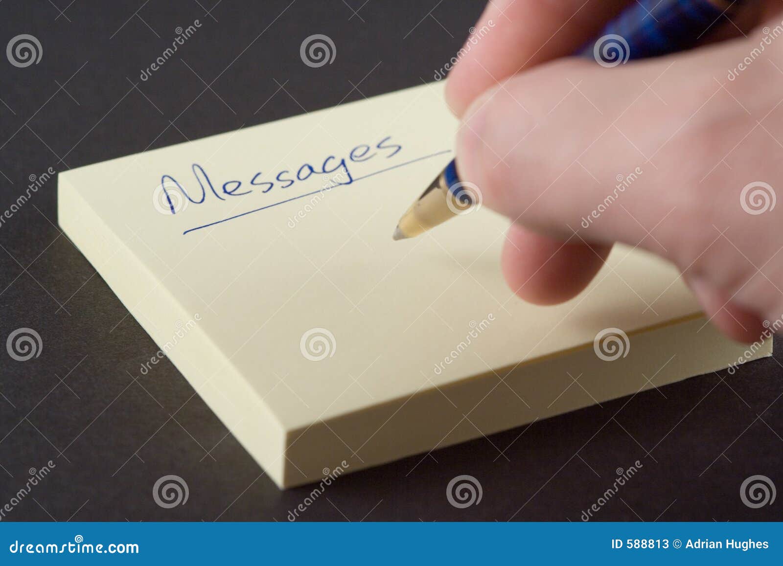 Writing Messages stock image. Image of hand, recall, business - 588813