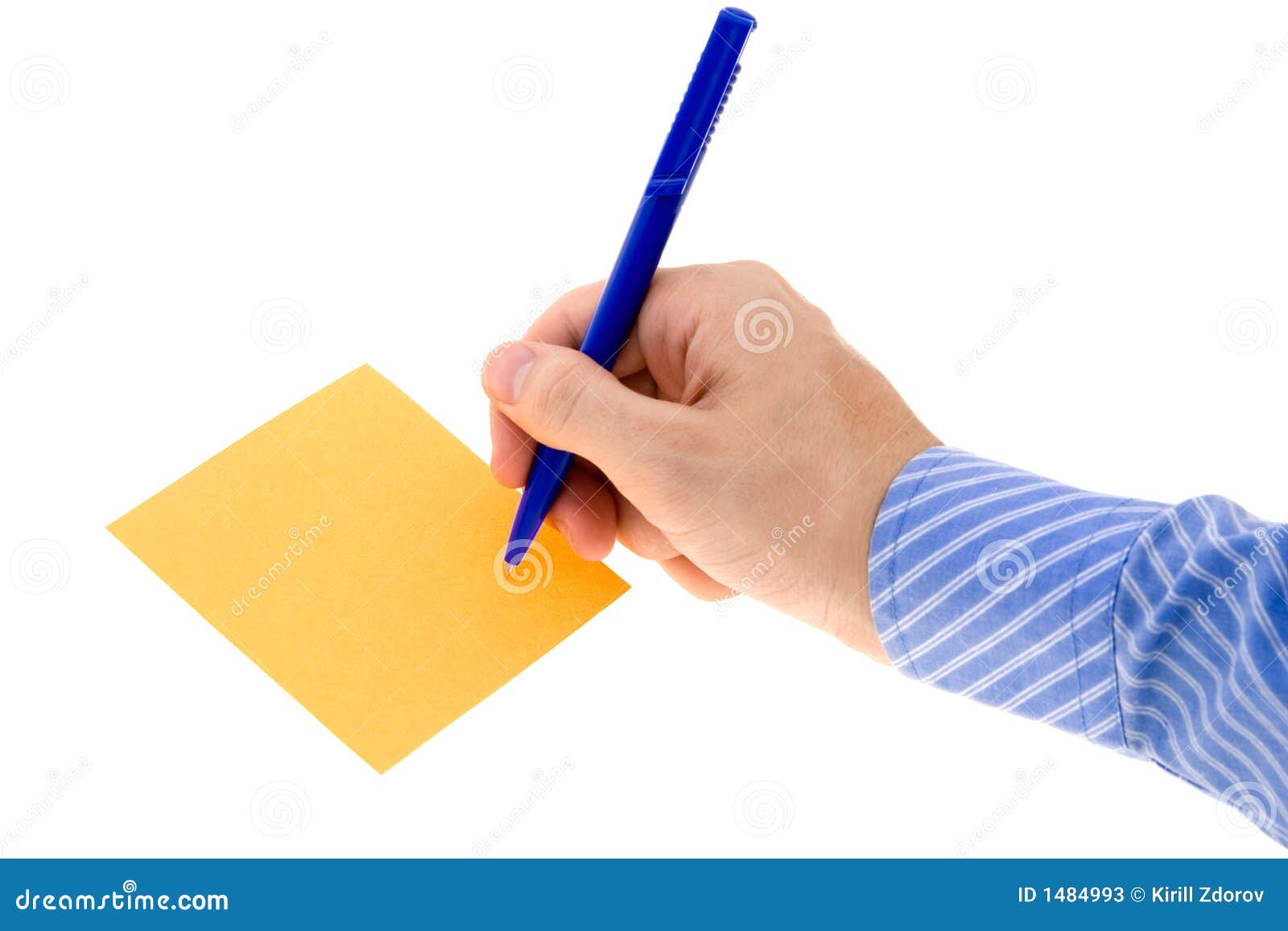 Writing a note stock image. Image of business, records - 1484993