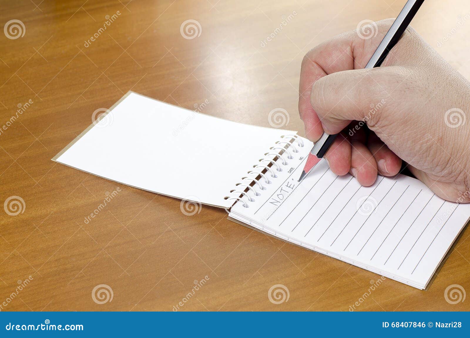 Writing a note stock photo. Image of person, people, message - 68407846