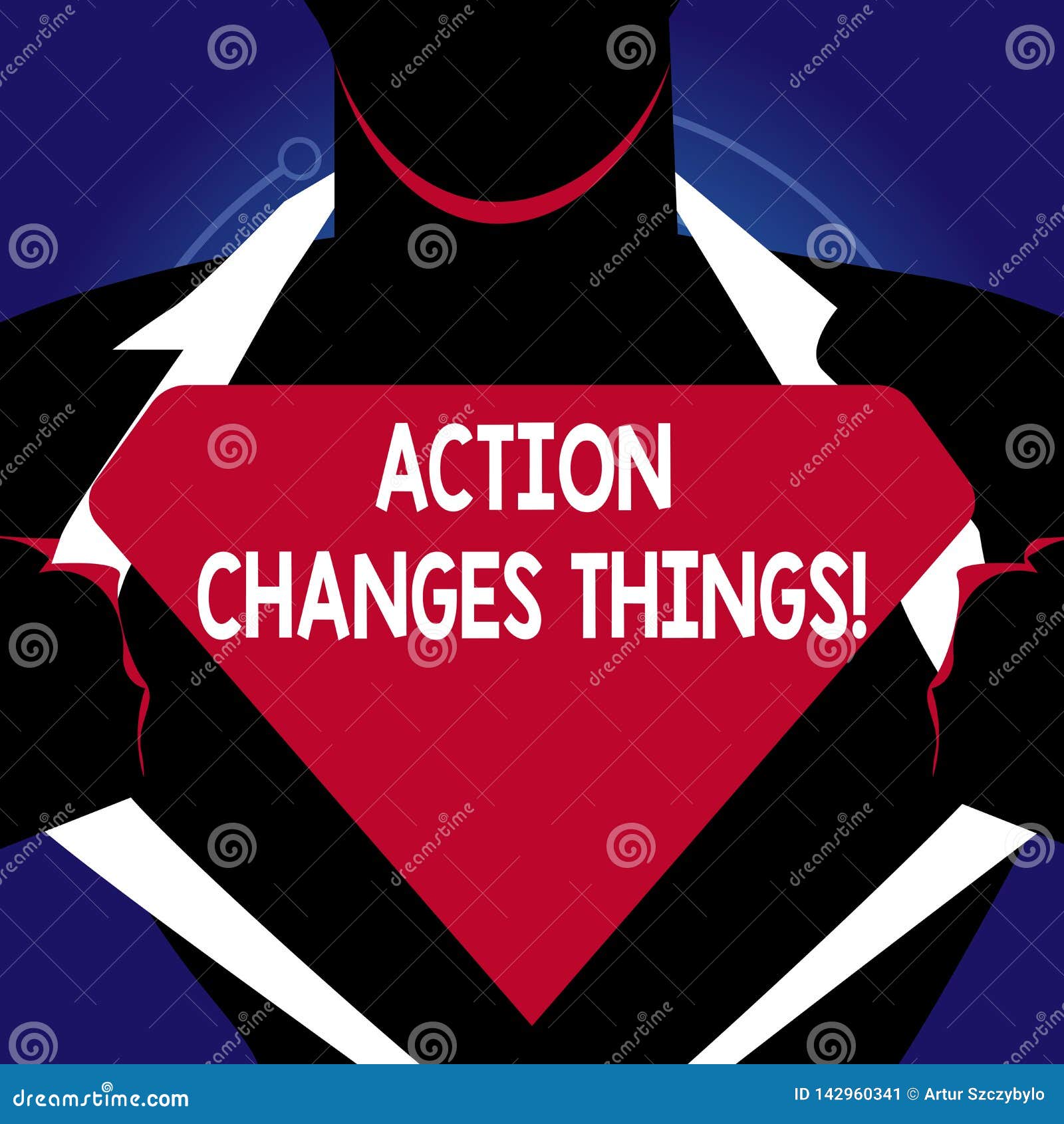 Writing Note Showing Action Changes Things. Business Photo Showcasing ...