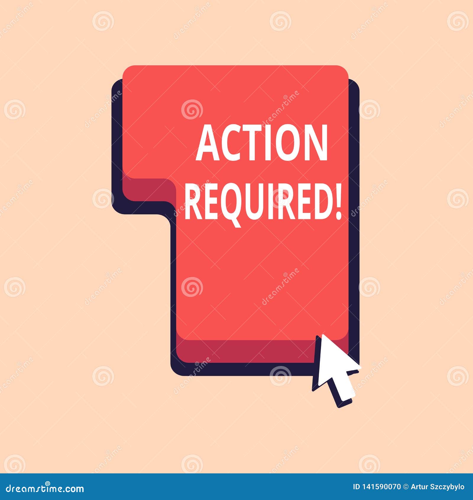 Writing Note Showing Action Required. Business Photo Showcasing ...