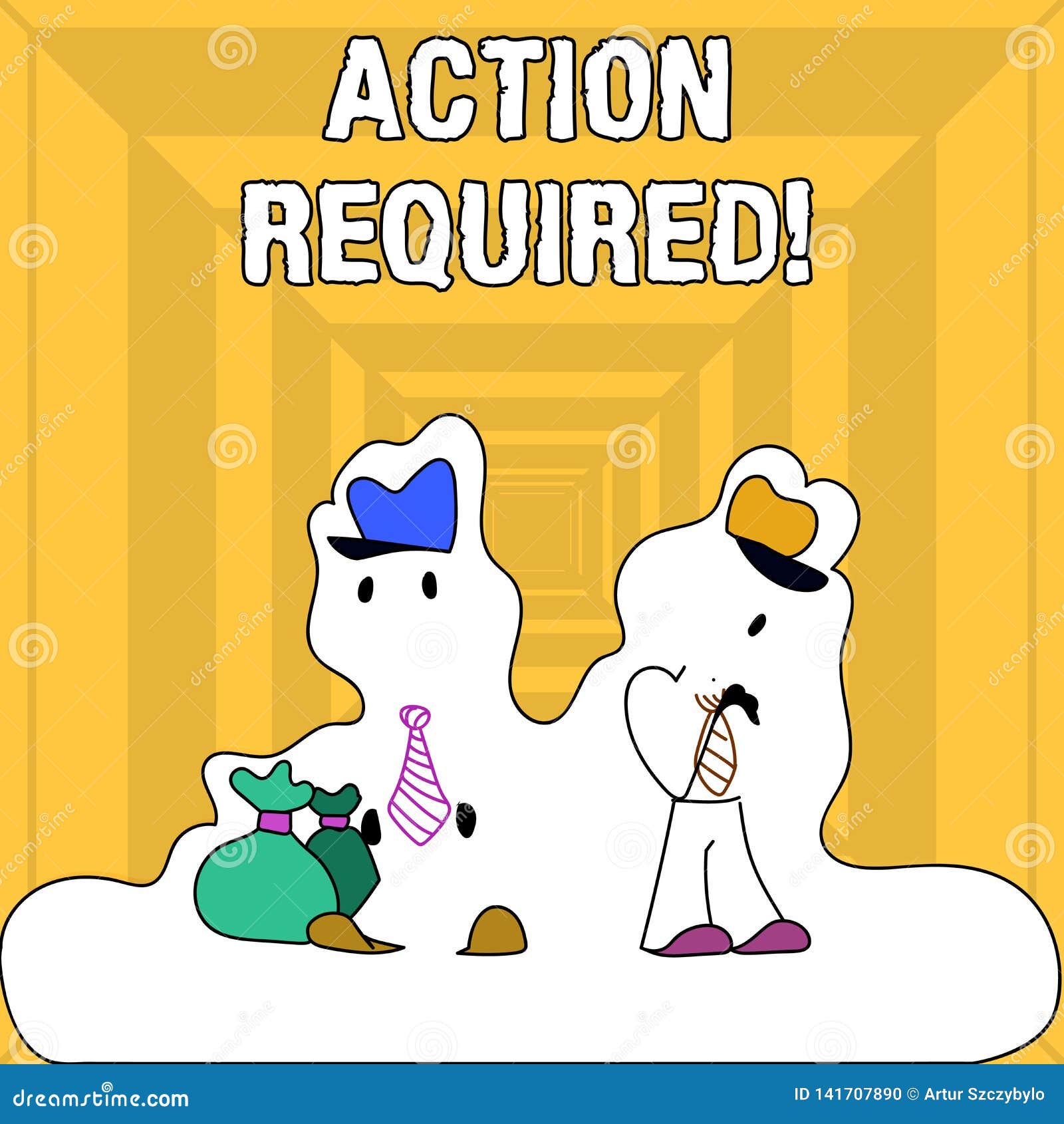 Writing Note Showing Action Required. Business Photo Showcasing ...