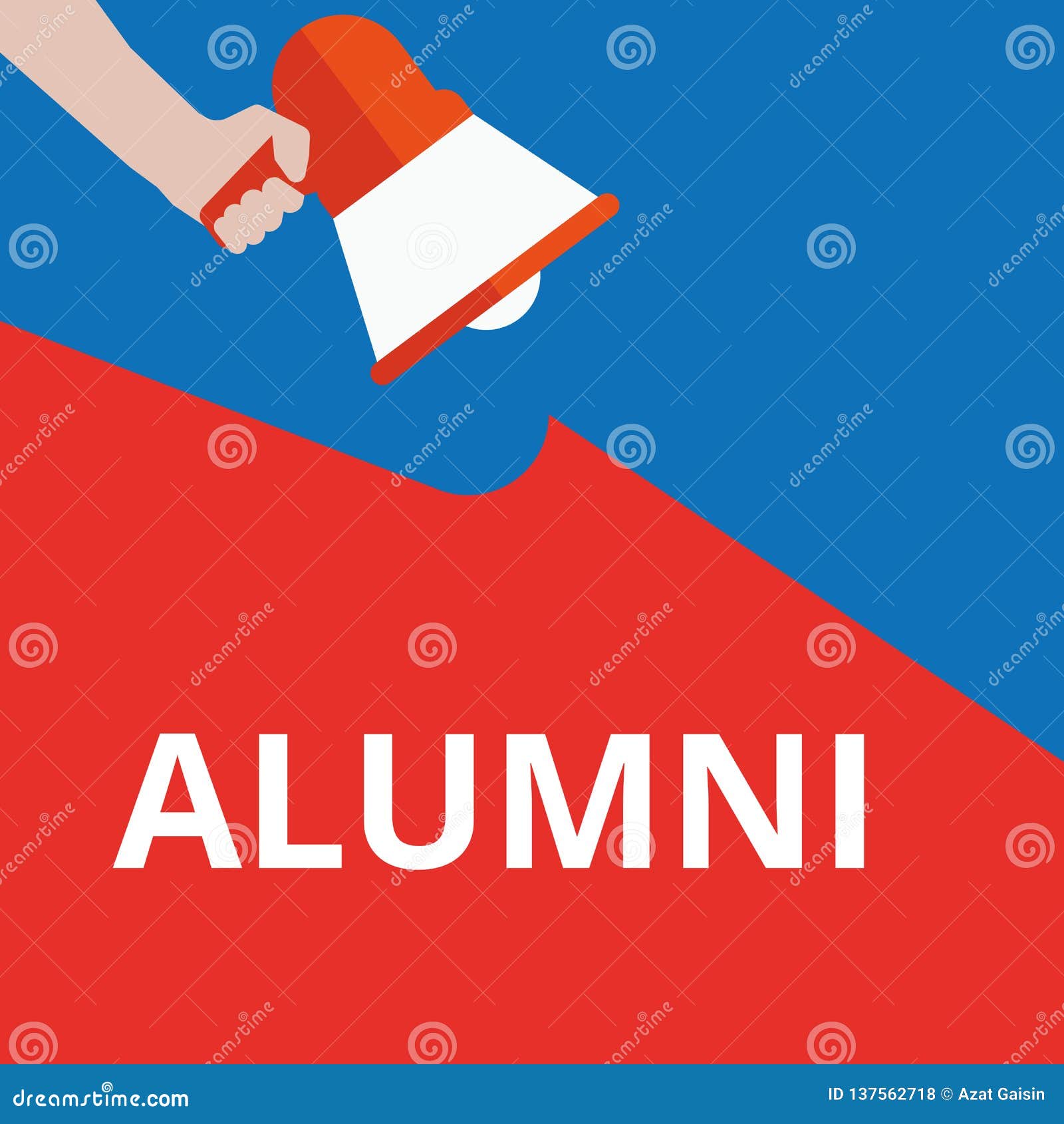 Writing Note Showing Alumni Stock Illustration - Illustration of ...