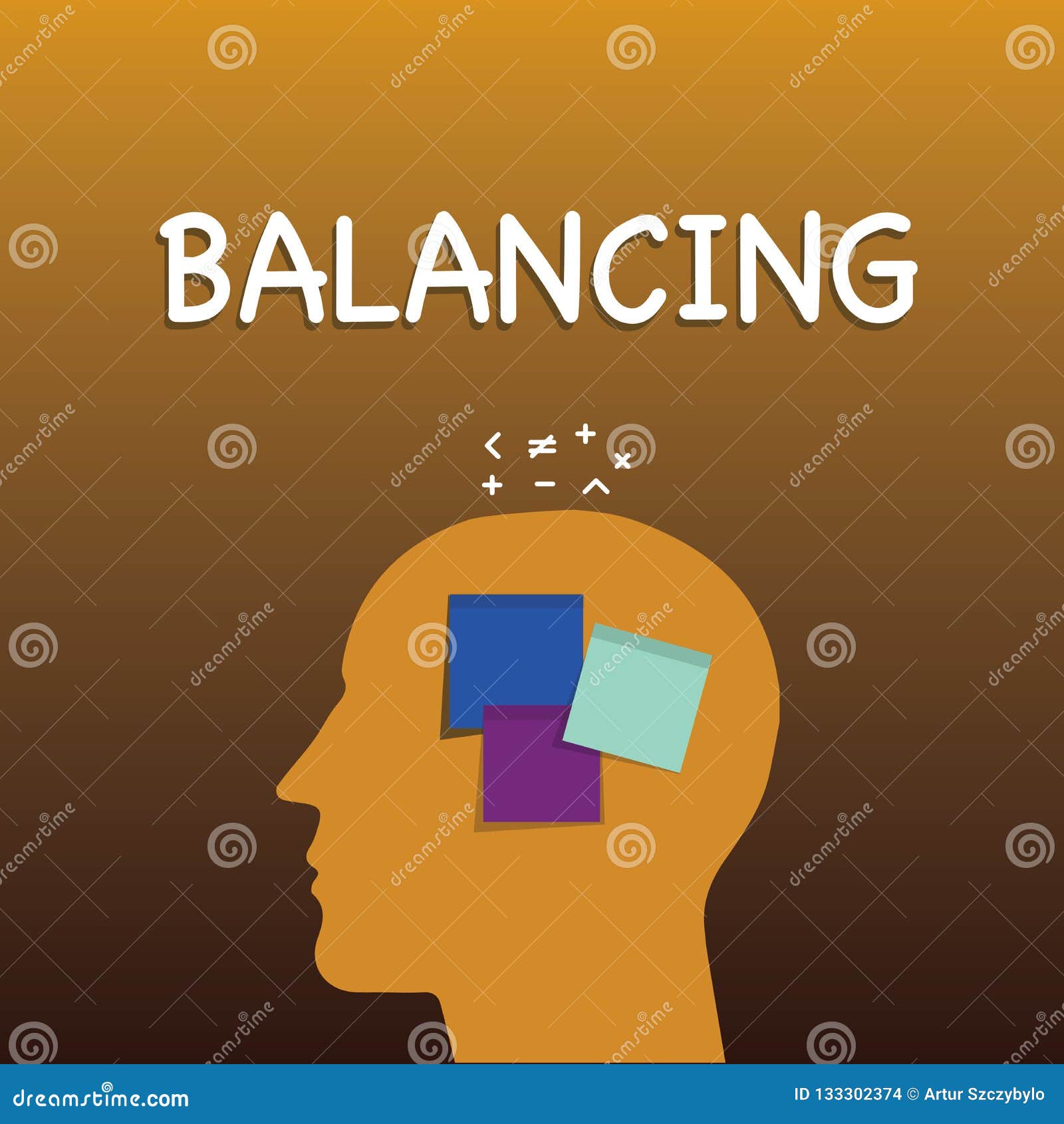 Writing Note Showing Balancing. Business Photo Showcasing Put Something ...