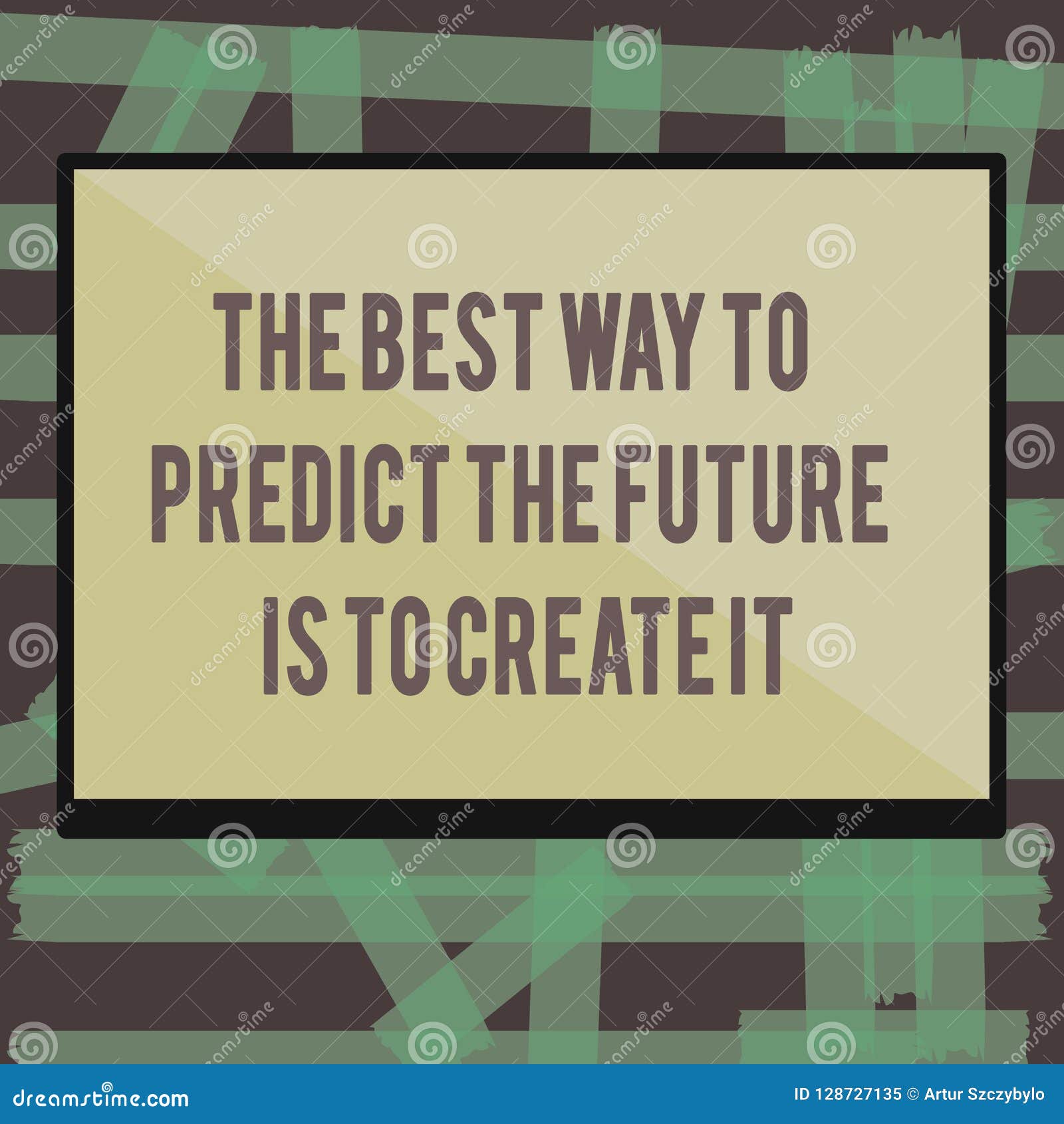 Best Way Predict Future Create It Words Royalty-Free Stock Photography ...