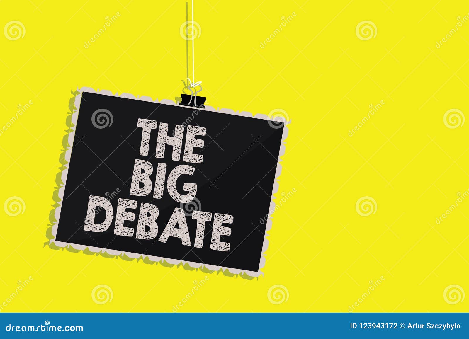Writing Note Showing the Big Debate. Business Photo Showcasing Lecture ...