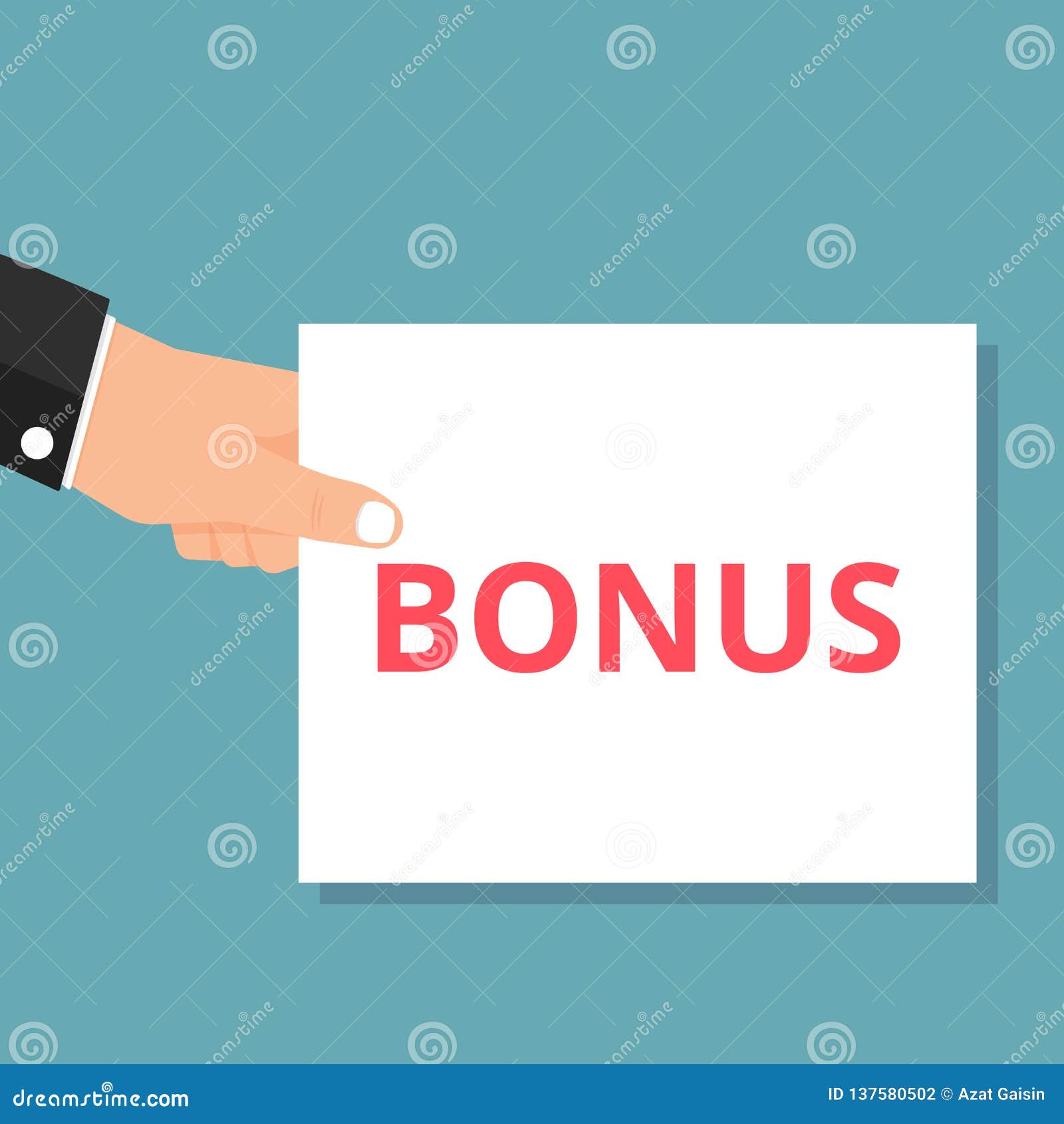 Writing note showing Bonus stock illustration. Illustration of jackpot ...