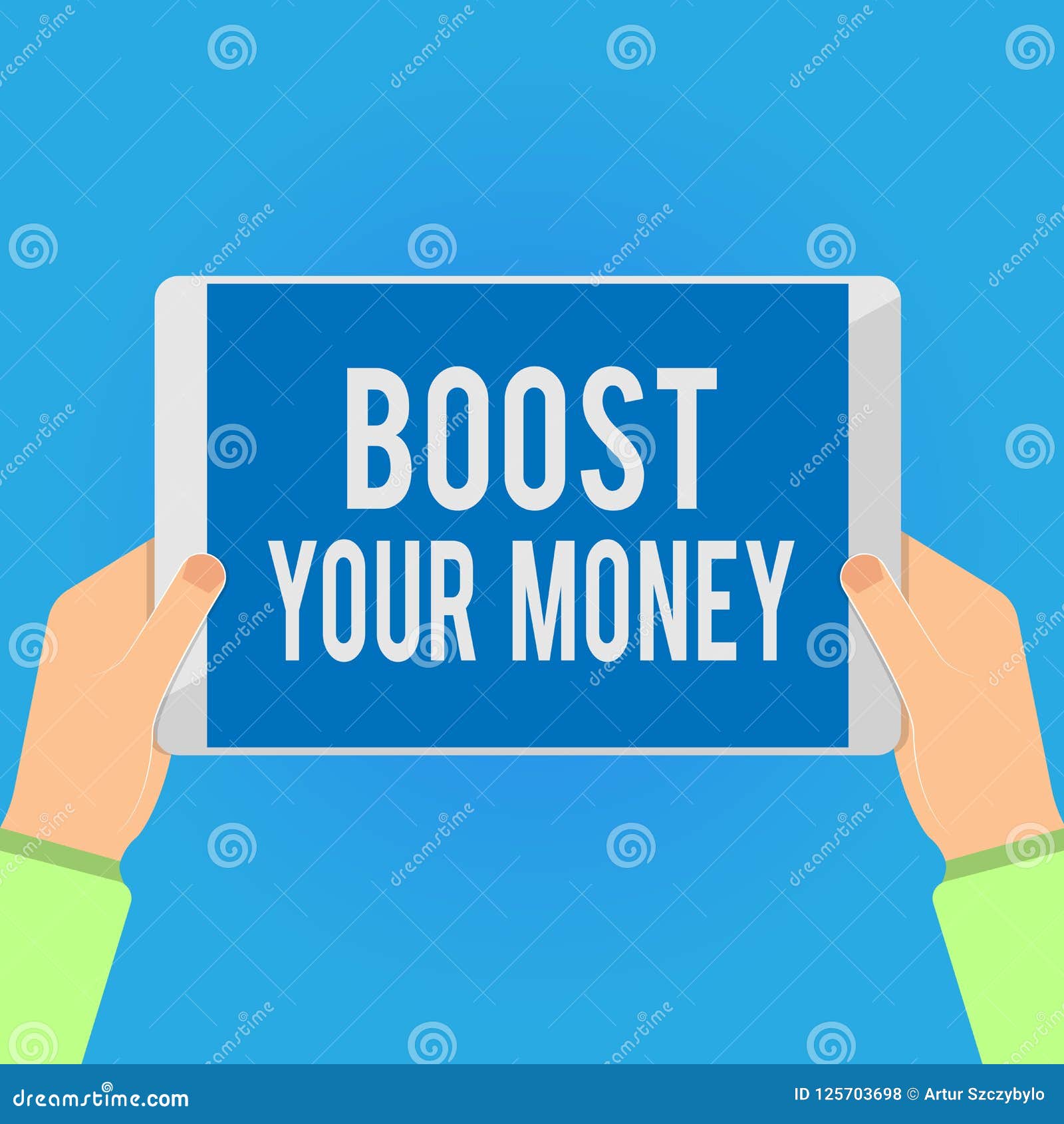 Writing Note Showing Boost Your Money. Business Photo Showcasing ...