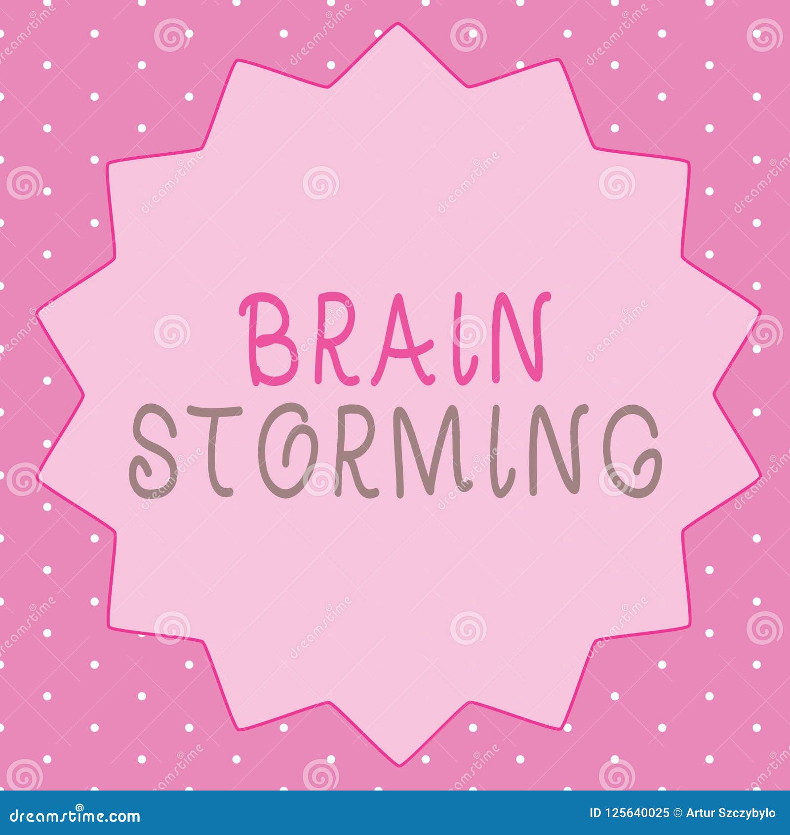 Writing Note Showing Brain Storming. Business Photo Showcasing ...