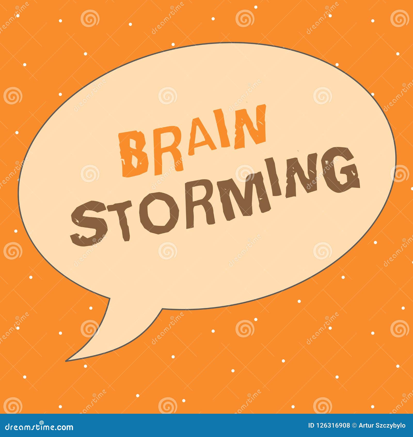 Writing Note Showing Brain Storming. Business Photo Showcasing ...