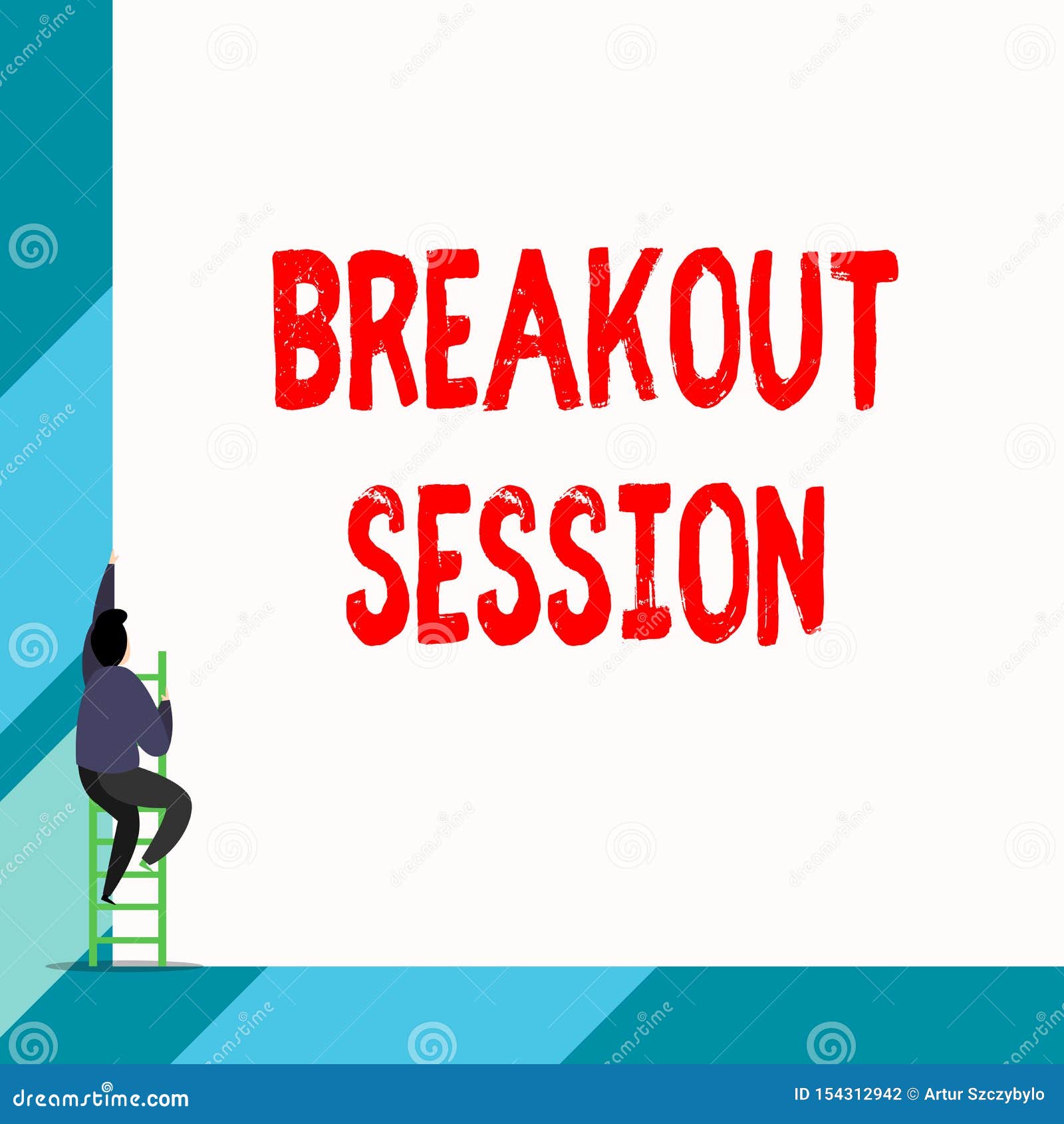 Writing Note Showing Breakout Session. Business Photo Showcasing ...