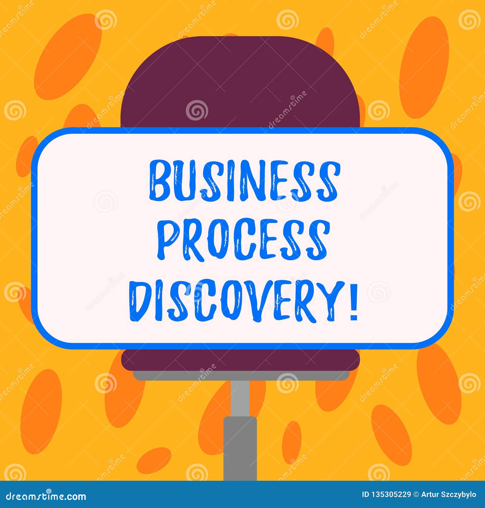 Writing Note Showing Business Process Discovery. Business Photo ...