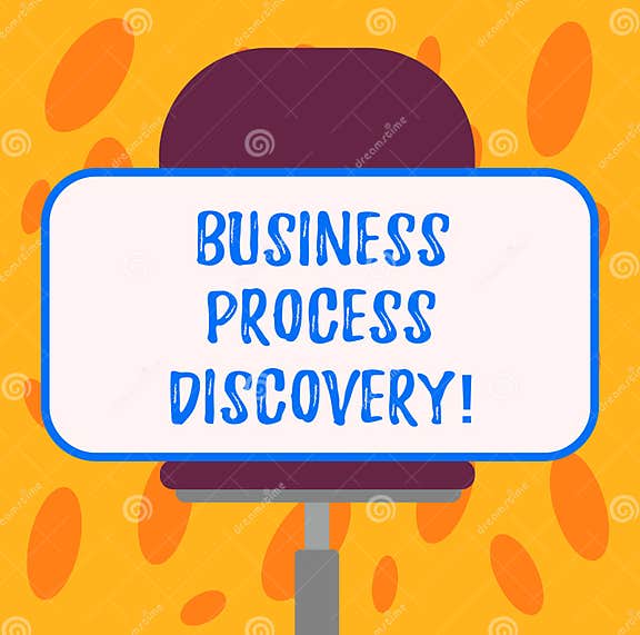 Writing Note Showing Business Process Discovery. Business Photo Showcasing Collection of ...