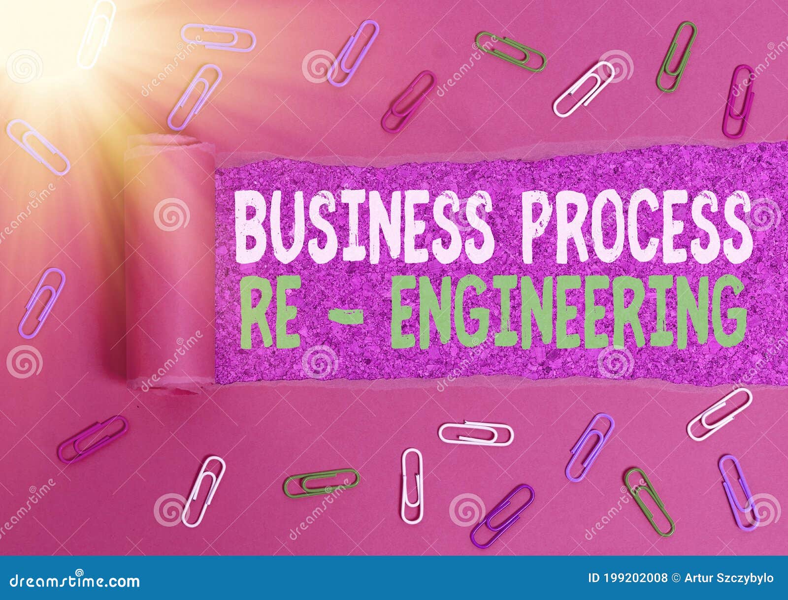 Writing Note Showing Business Process Re Engineering. Business Photo ...