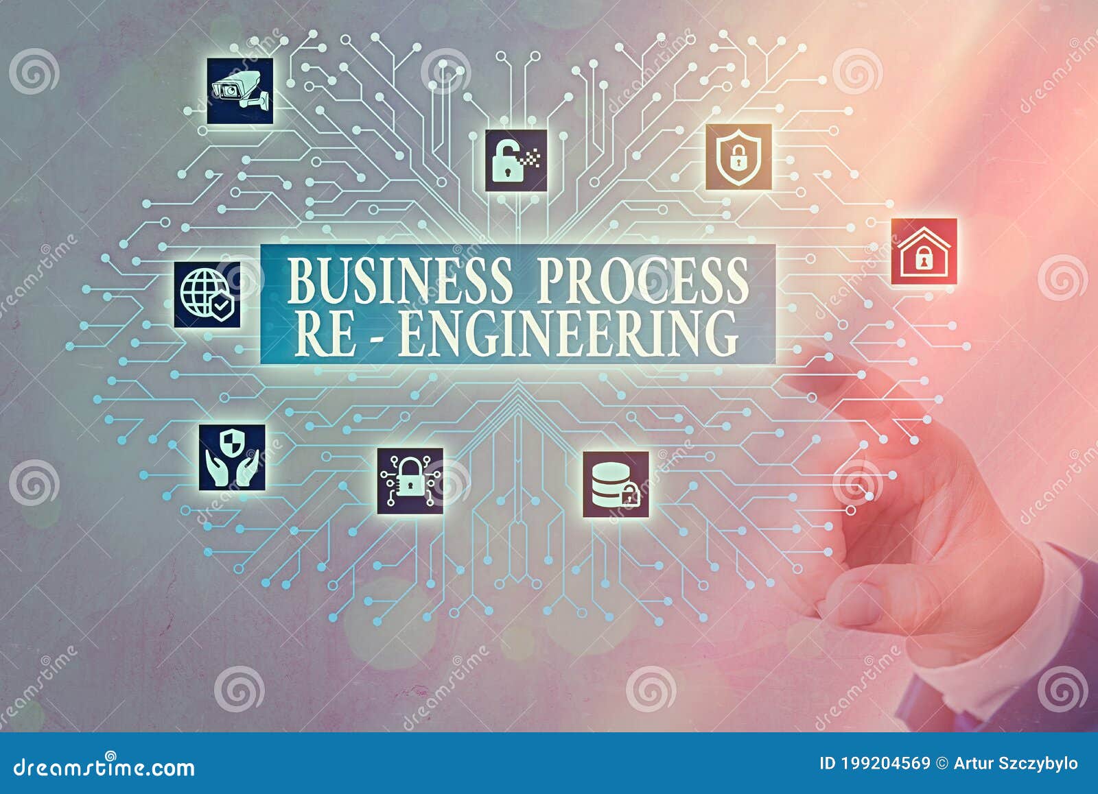 Writing Note Showing Business Process Re Engineering. Business Photo ...
