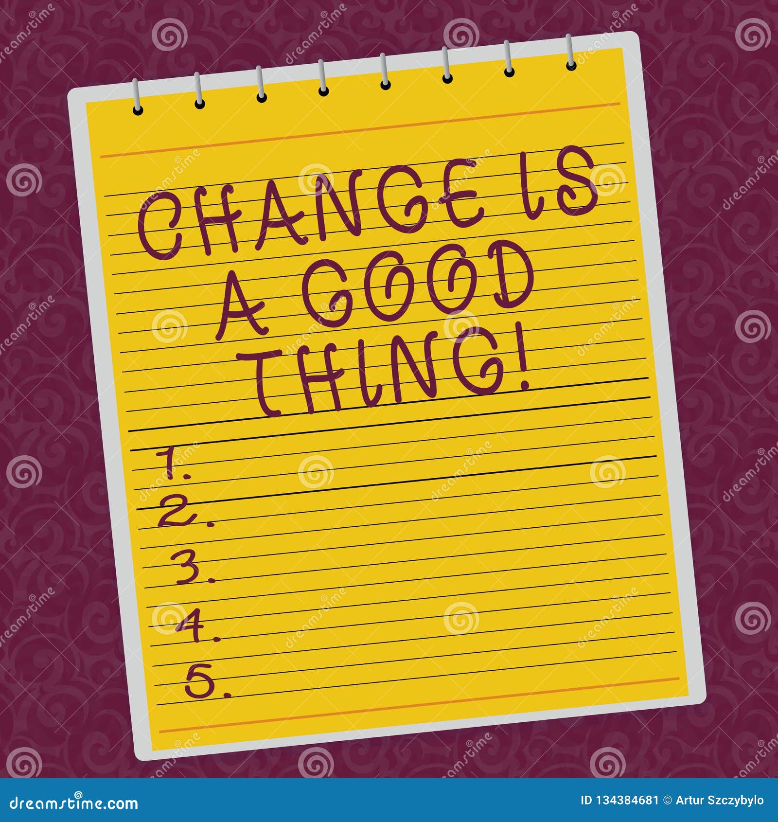 Writing Note Showing Change is a Good Thing. Business Photo Showcasing ...