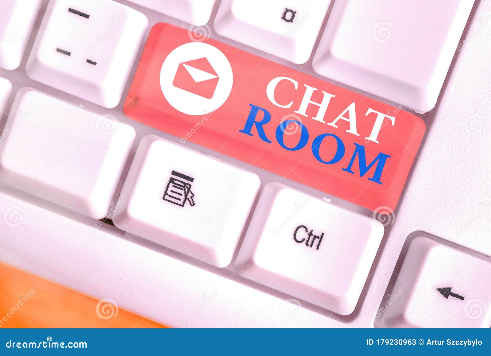 Writing Note Showing Chat Room. Business Photo Showcasing Area on the ...
