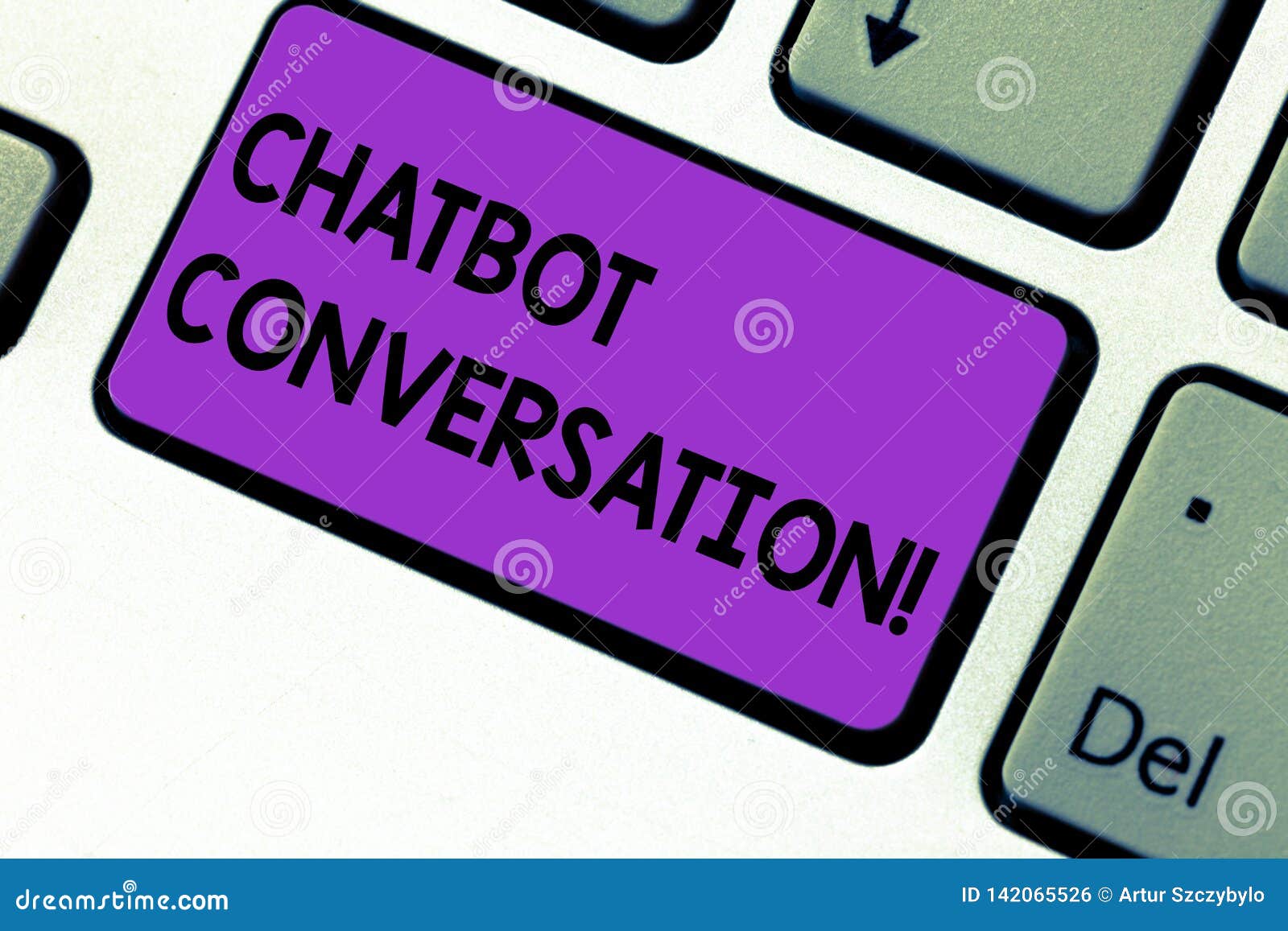 Writing Note Showing Chatbot Conversation. Business Photo Showcasing ...