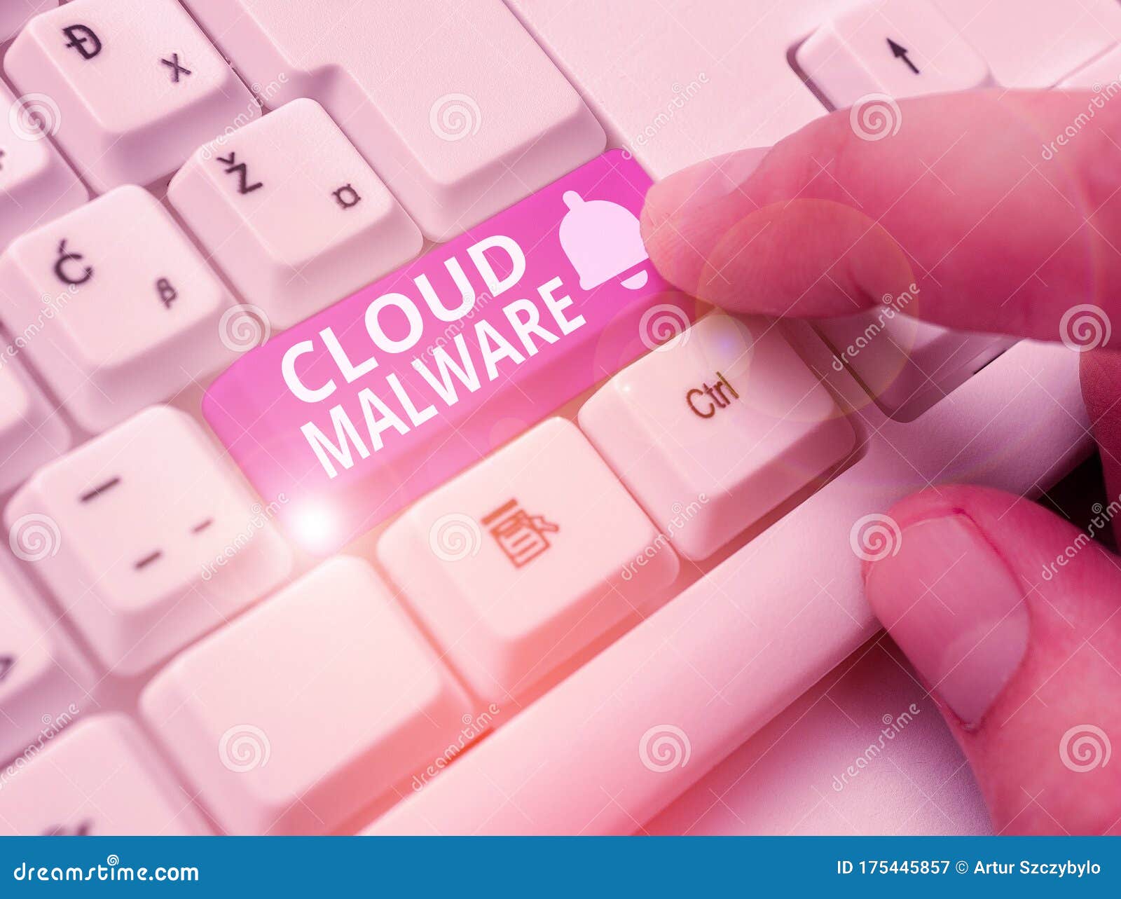 Writing Note Showing Cloud Malware. Business Photo Showcasing Malicious ...