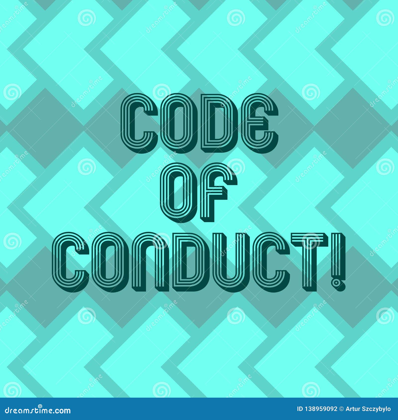 Writing Note Showing Code of Conduct. Business Photo Showcasing Ethics ...