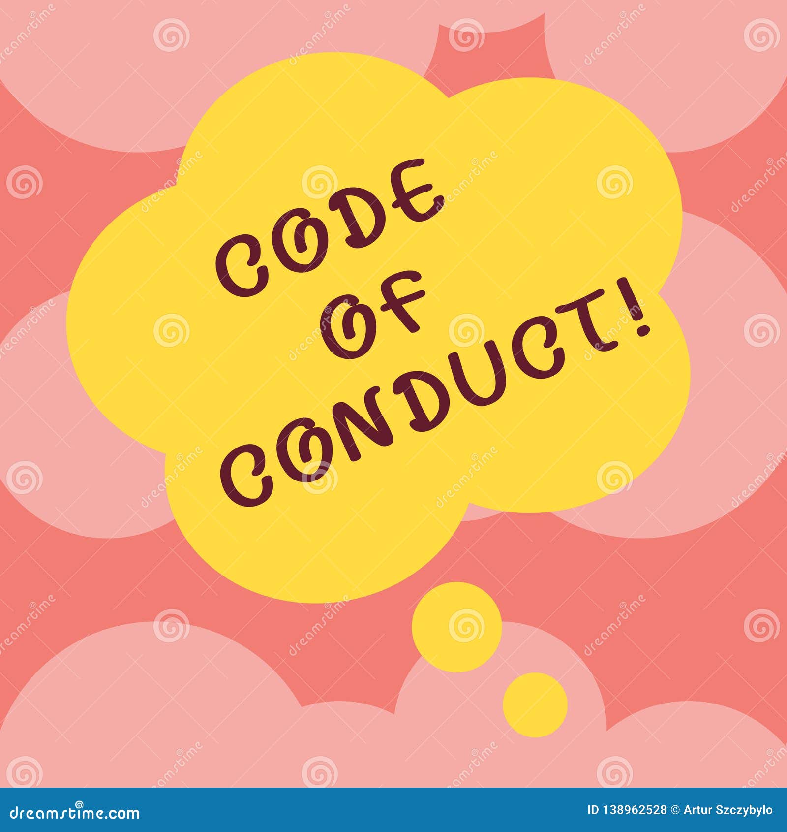 Writing Note Showing Code of Conduct. Business Photo Showcasing Ethics ...