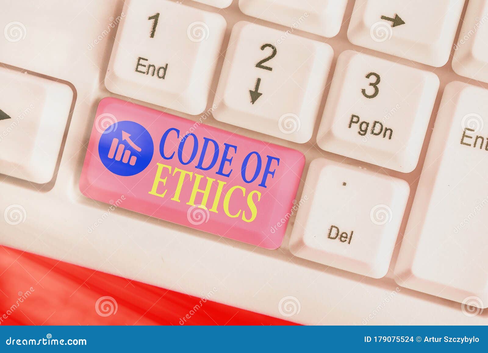 Writing Note Showing Code of Ethics. Business Photo Showcasing Basic ...