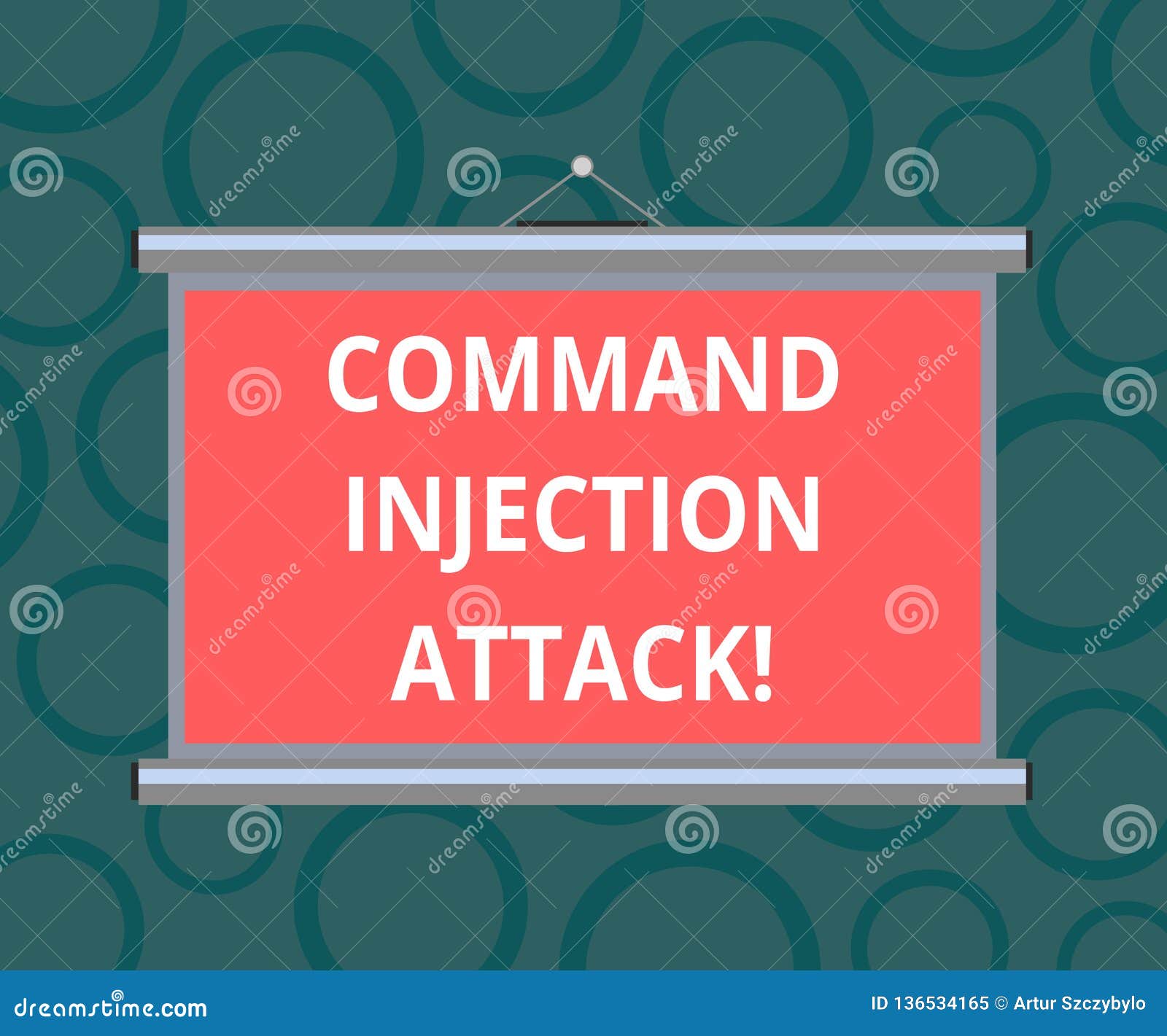 Writing Note Showing Comanalysisd Injection Attack Business Photo Showcasing Execution Of