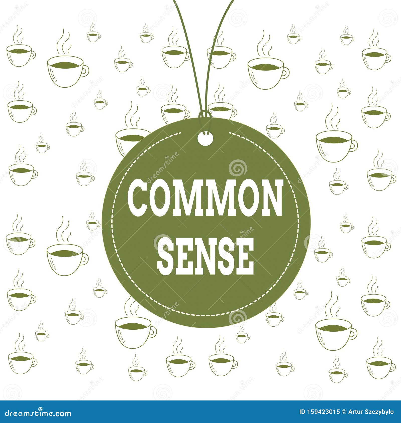 Writing Note Showing Common Sense. Business Photo Showcasing Having ...