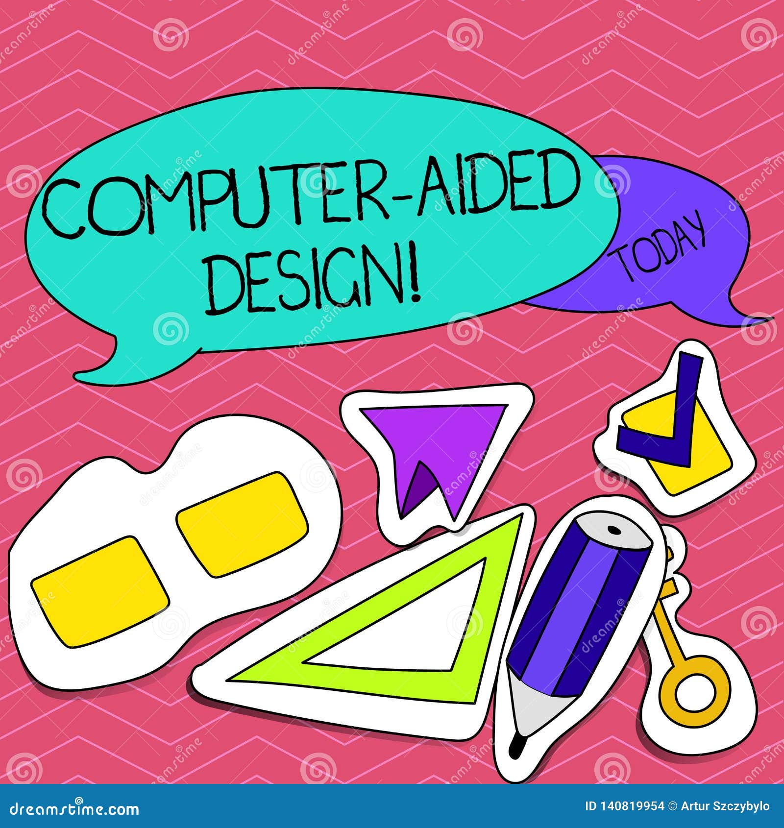 Writing Note Showing Computer Aided Design. Business Photo Showcasing ...