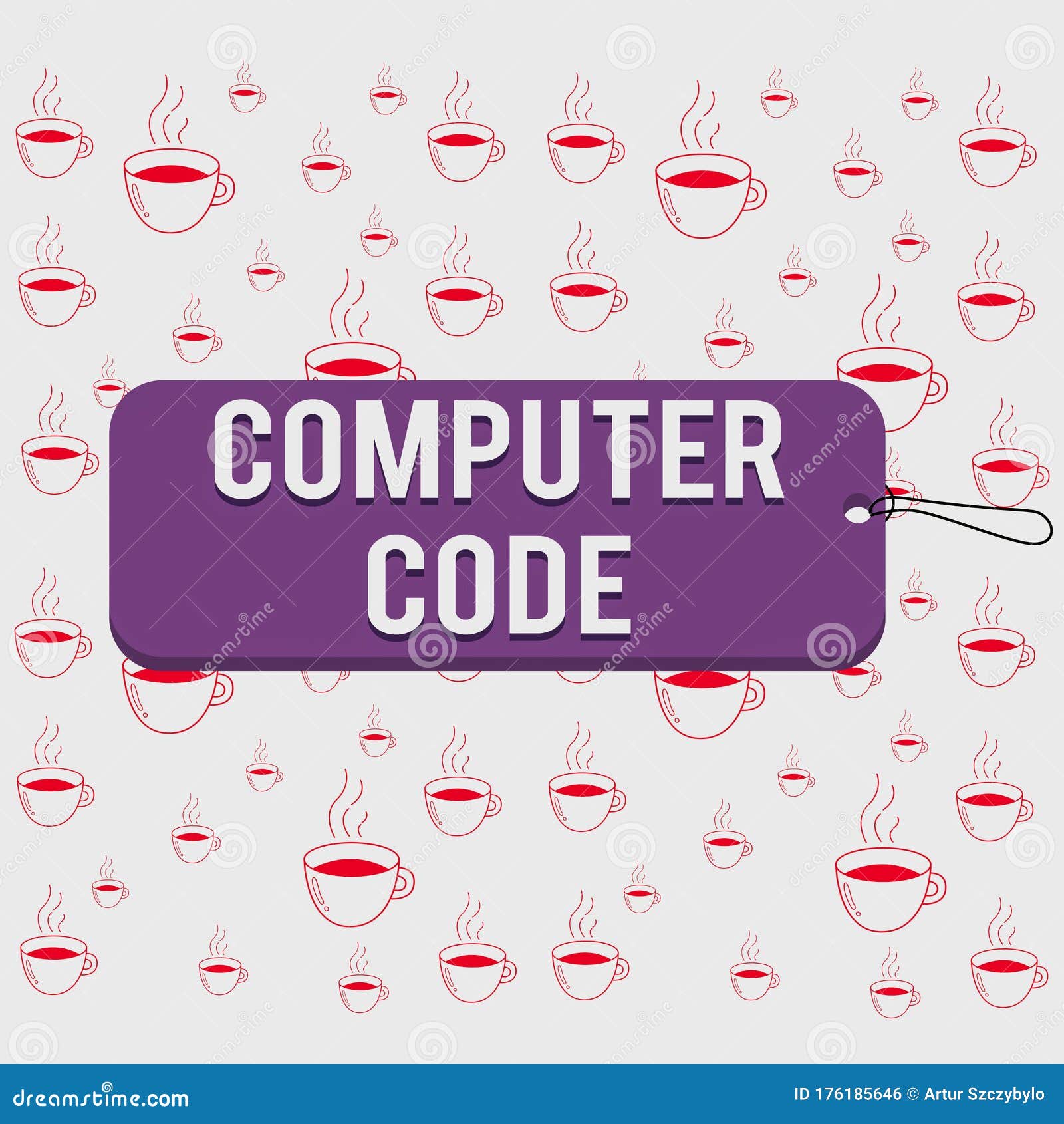 Writing Note Showing Computer Code. Business Photo Showcasing Set of ...